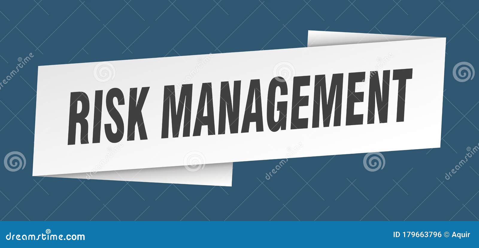 Risk Management Banner Template. Risk Management Ribbon Label Stock ...