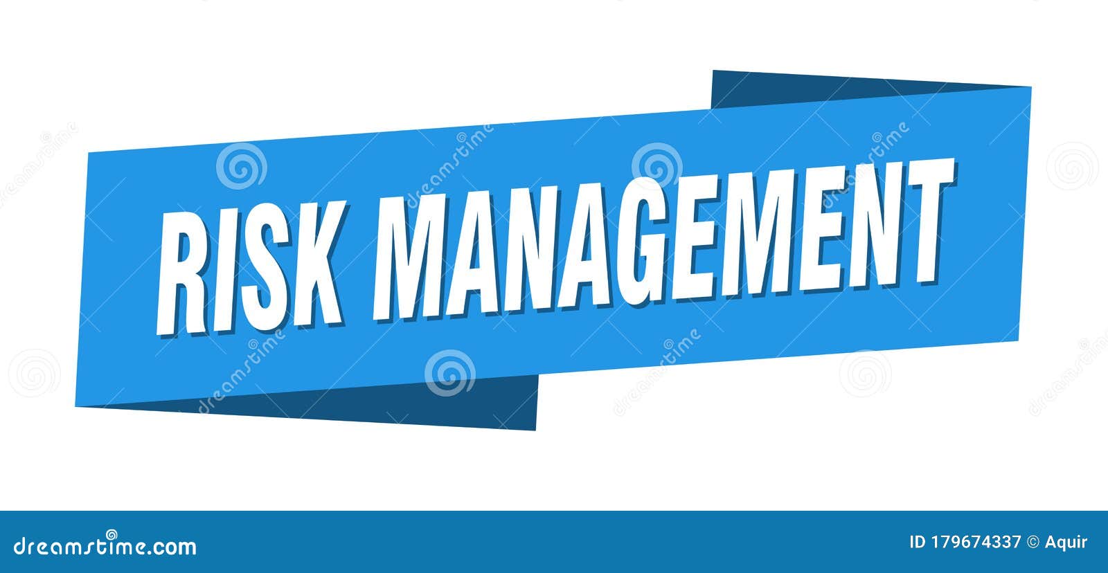 Risk Management Banner Template. Risk Management Ribbon Label Stock ...