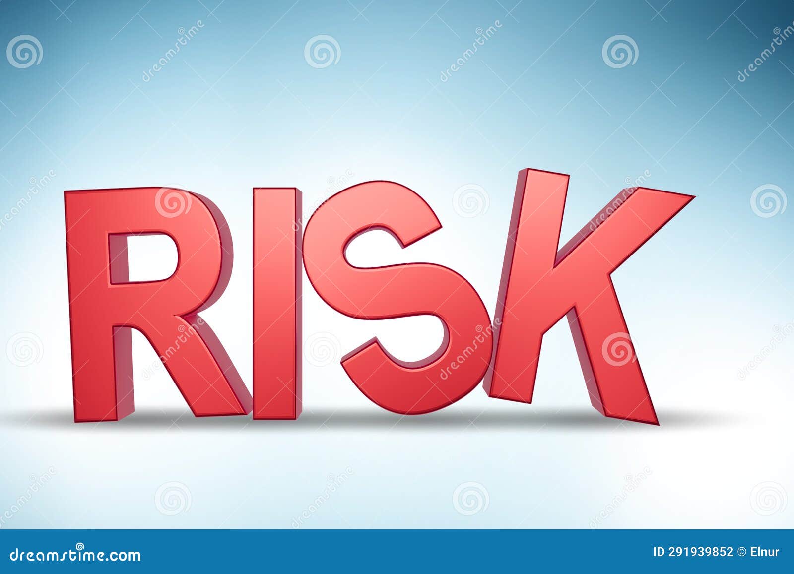 Risk Management Concept with Letters Stock Illustration - Illustration ...