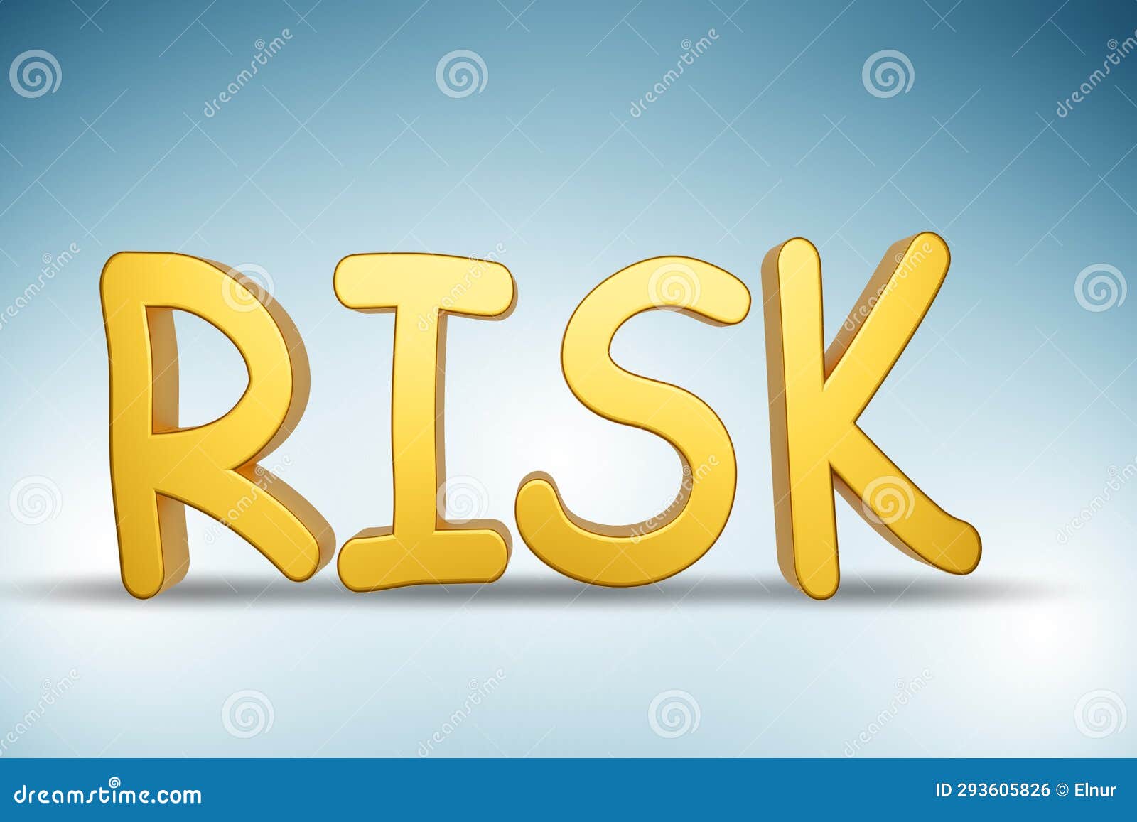 Risk Management Concept with Letters Stock Illustration - Illustration ...
