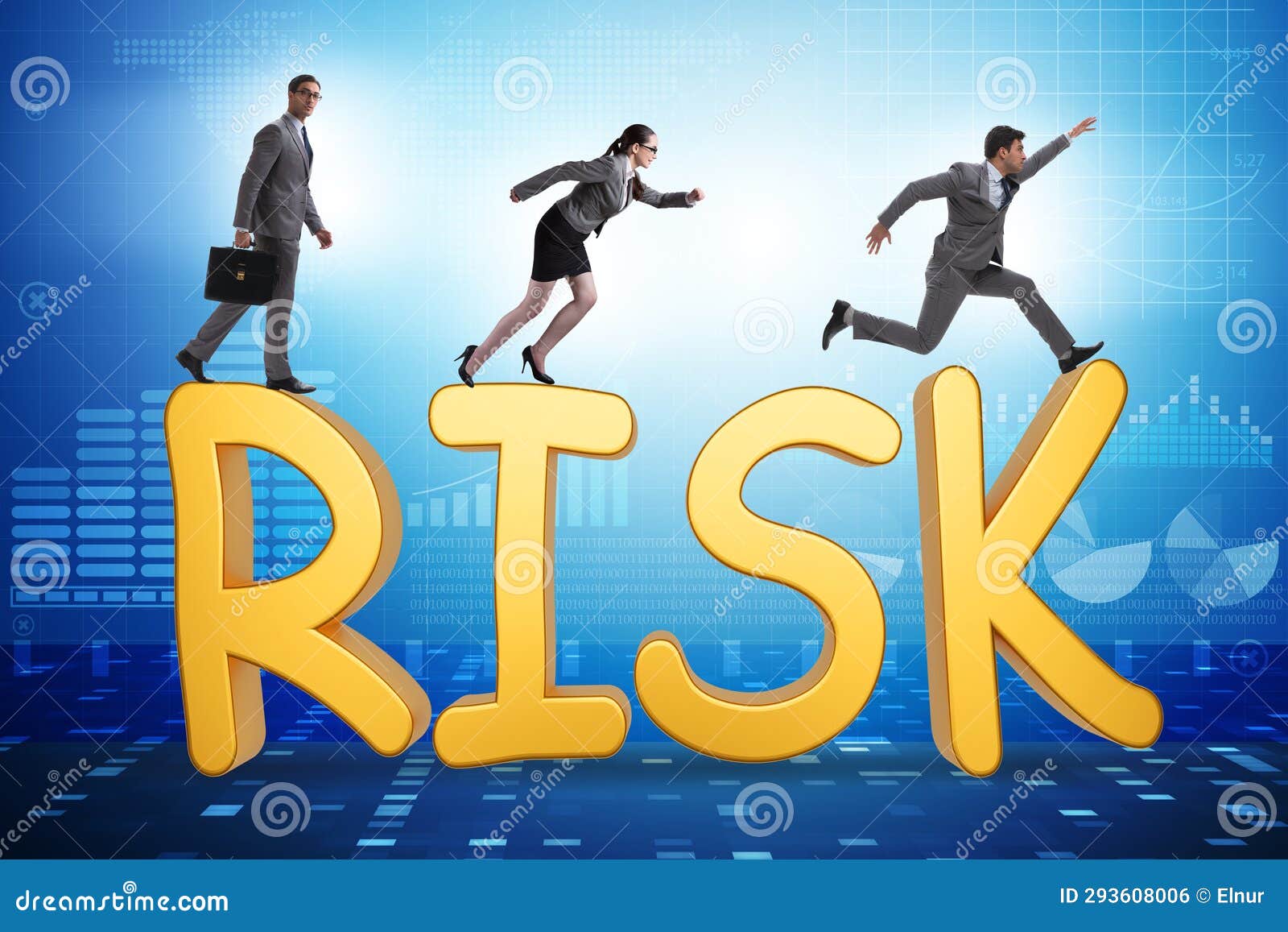 Risk Management Concept with Letters Stock Photo - Image of ...