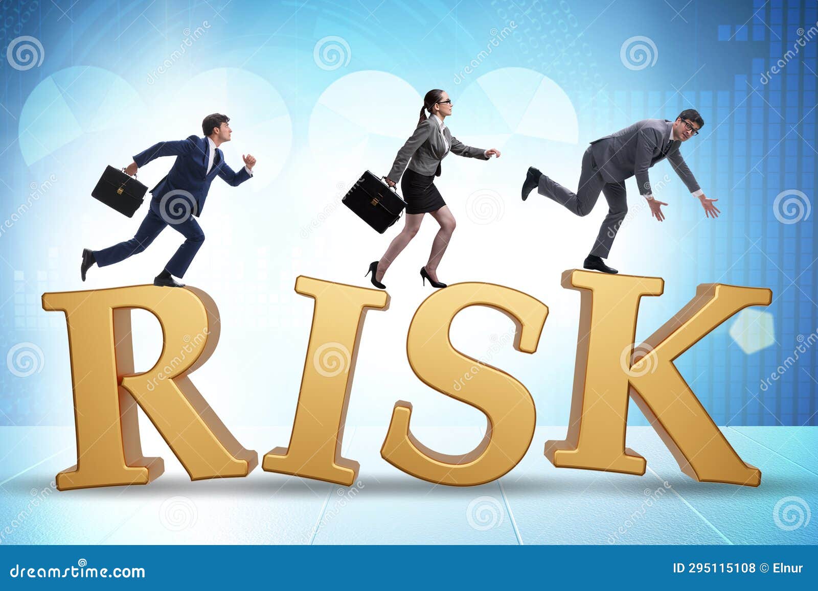 Risk Management Concept with Letters Stock Photo - Image of barrier ...