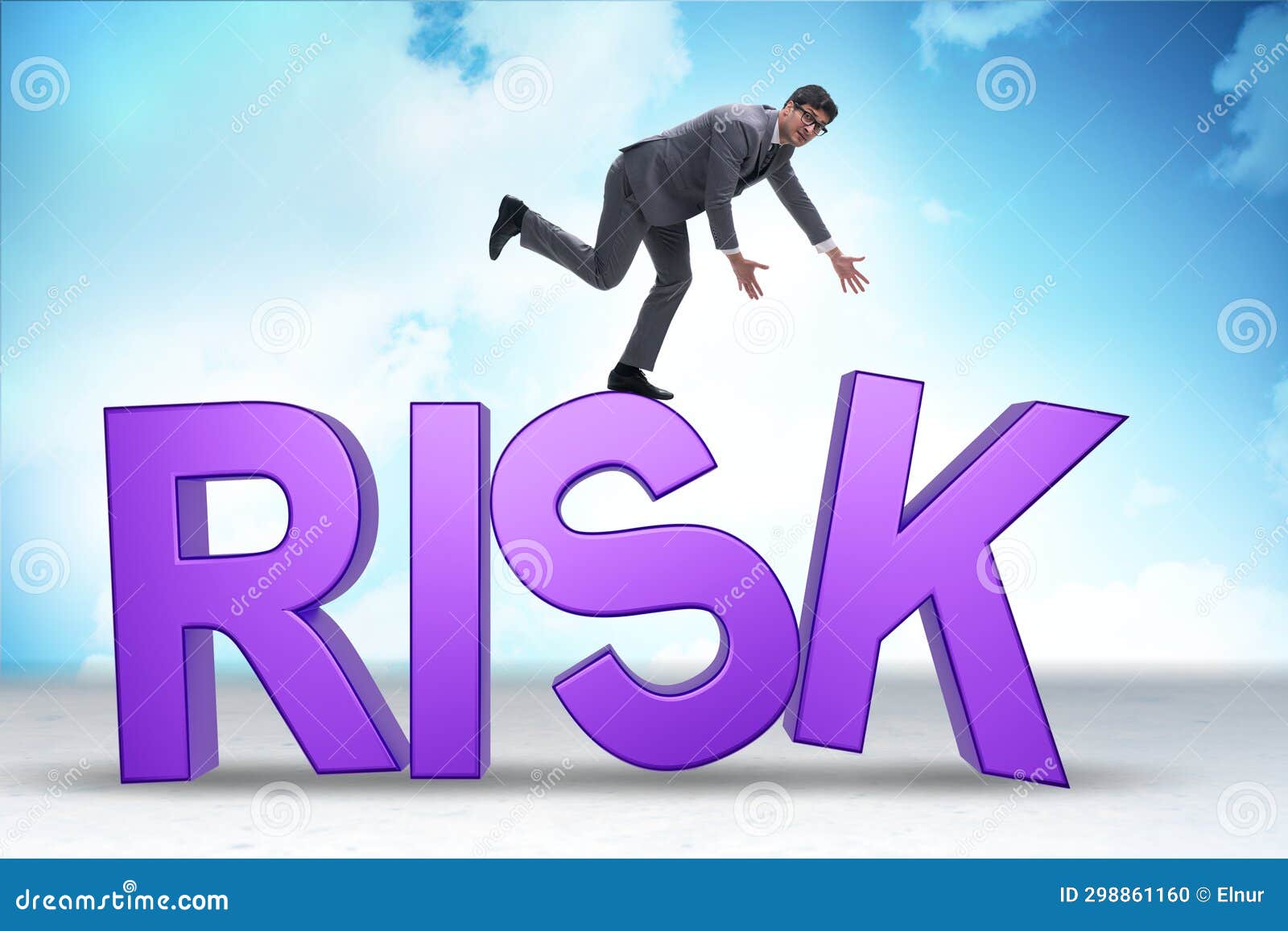 Risk Management Concept with Letters Stock Photo - Image of hazard ...