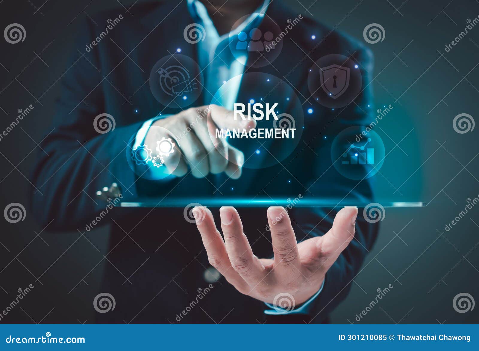 Risk Management Concept, Strategy and Analyzing Financial Data on a ...