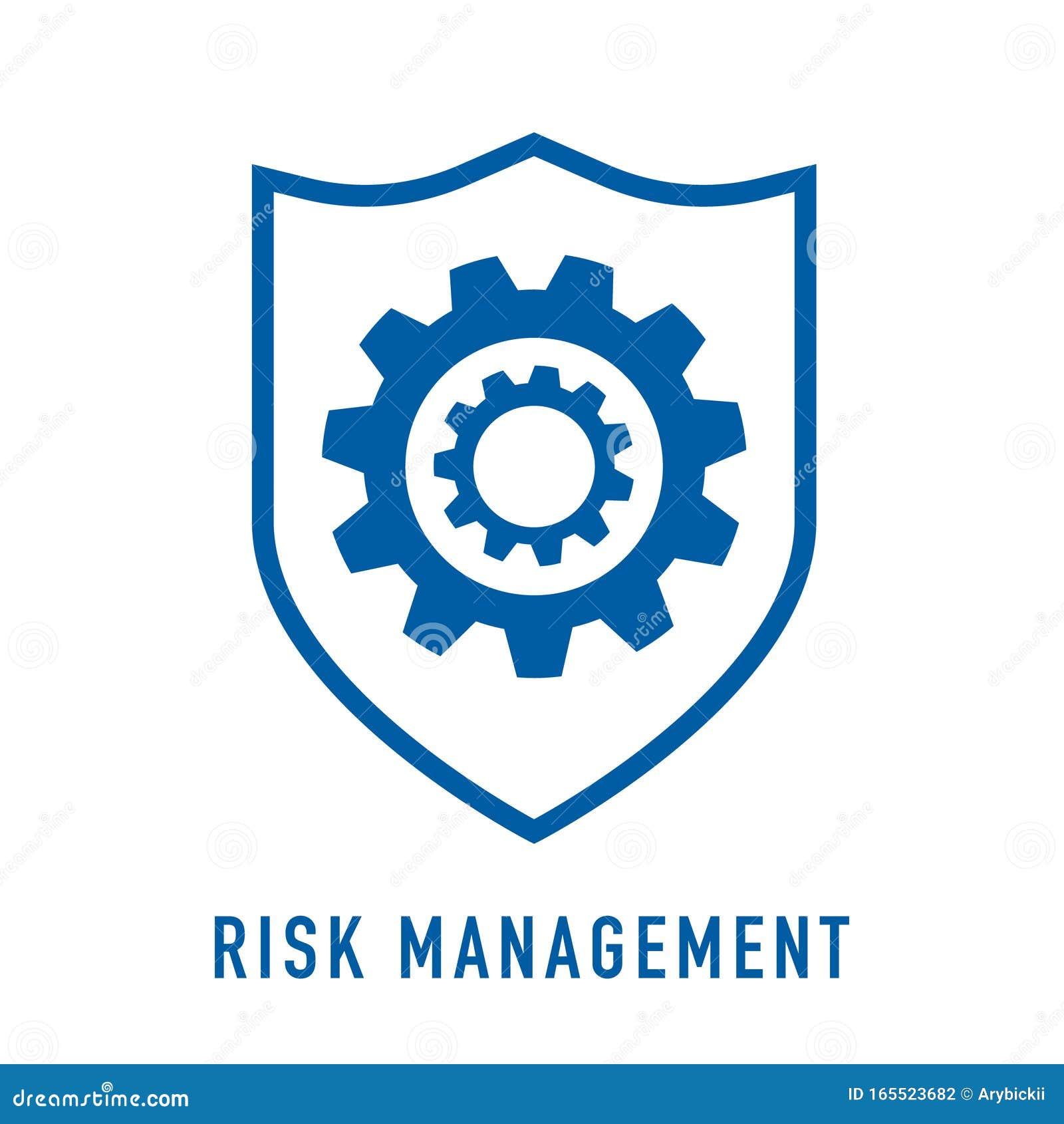 Risk Management Creative Idea Concept. Vector Stock Vector ...