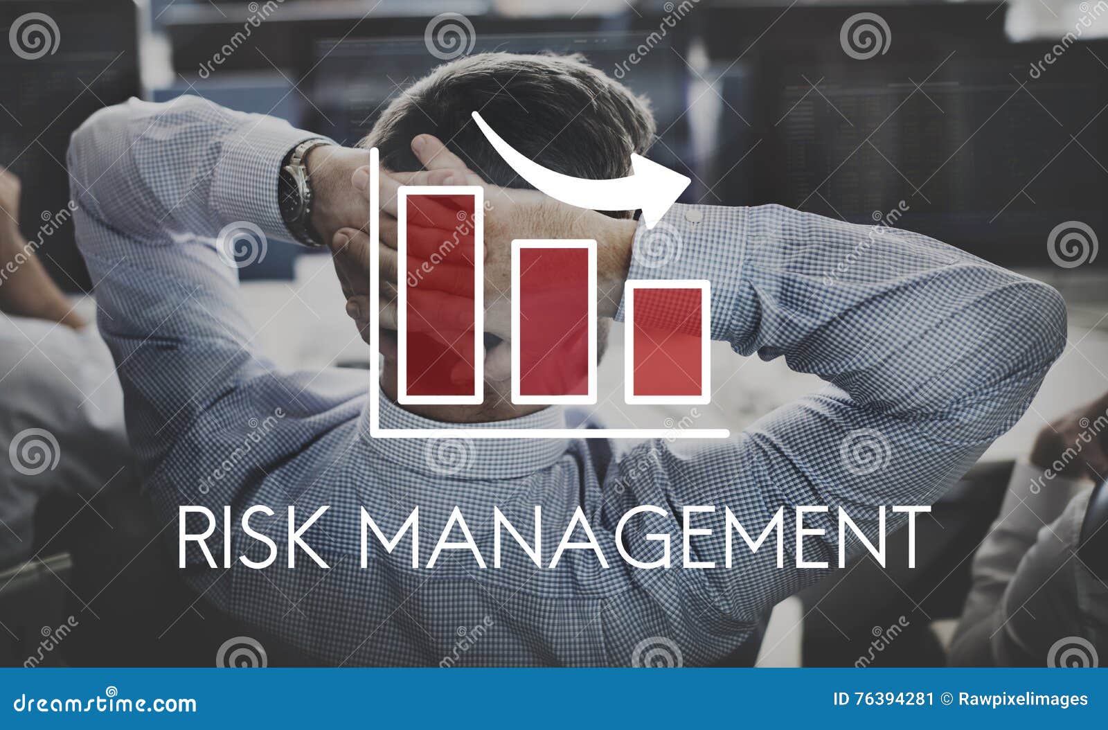 Risk Management Diagram Graph Arrow Concept Stock Image - Image of ...