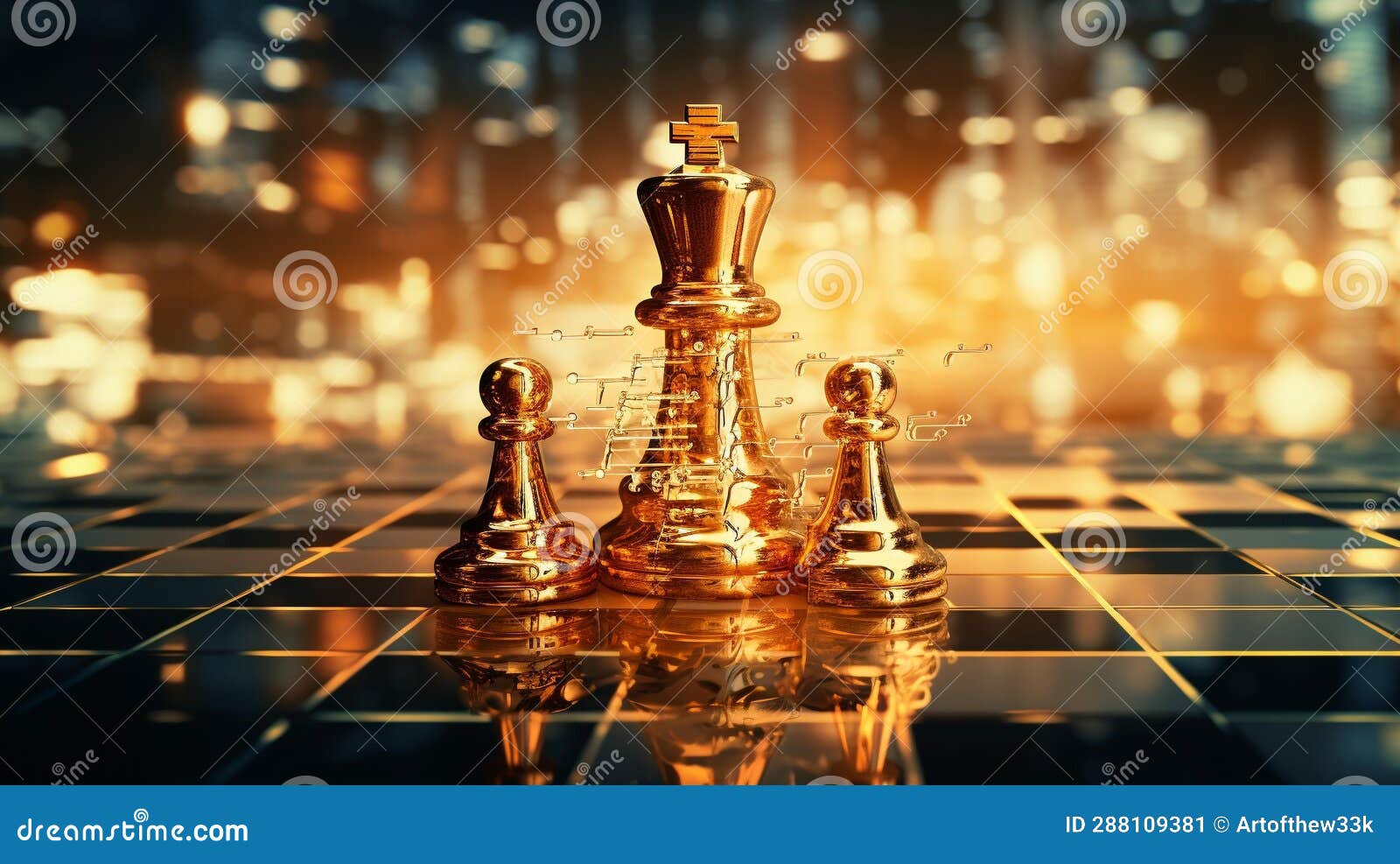 Risk Management Exploration: Metallic Chess Piece in Data-Infused ...