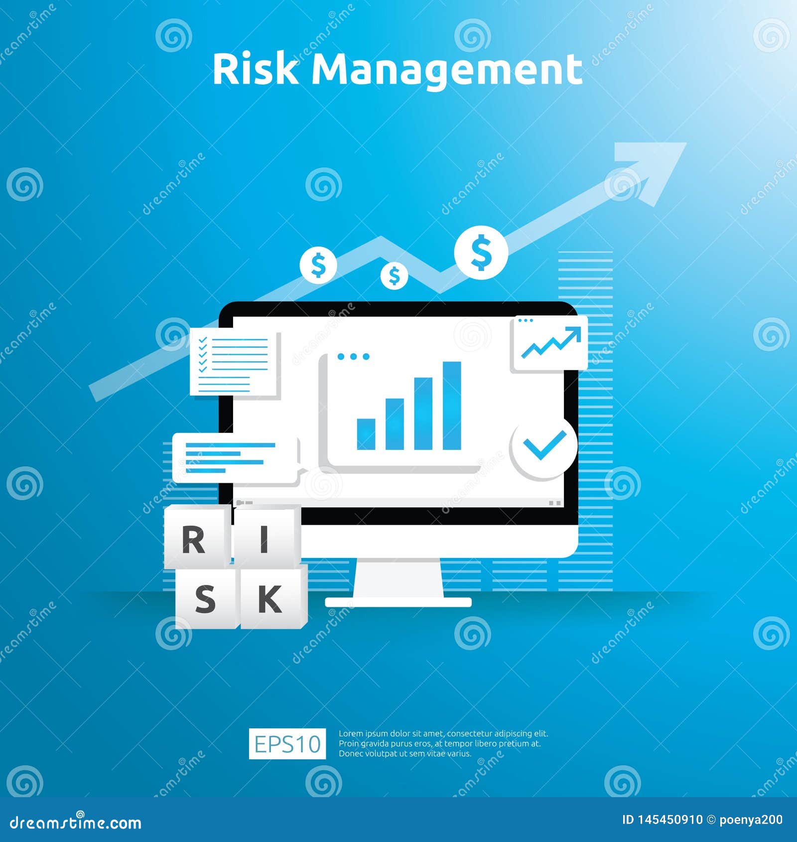 Identifying Project Deliverables Blue Gradient Concept Icon Cartoon ...