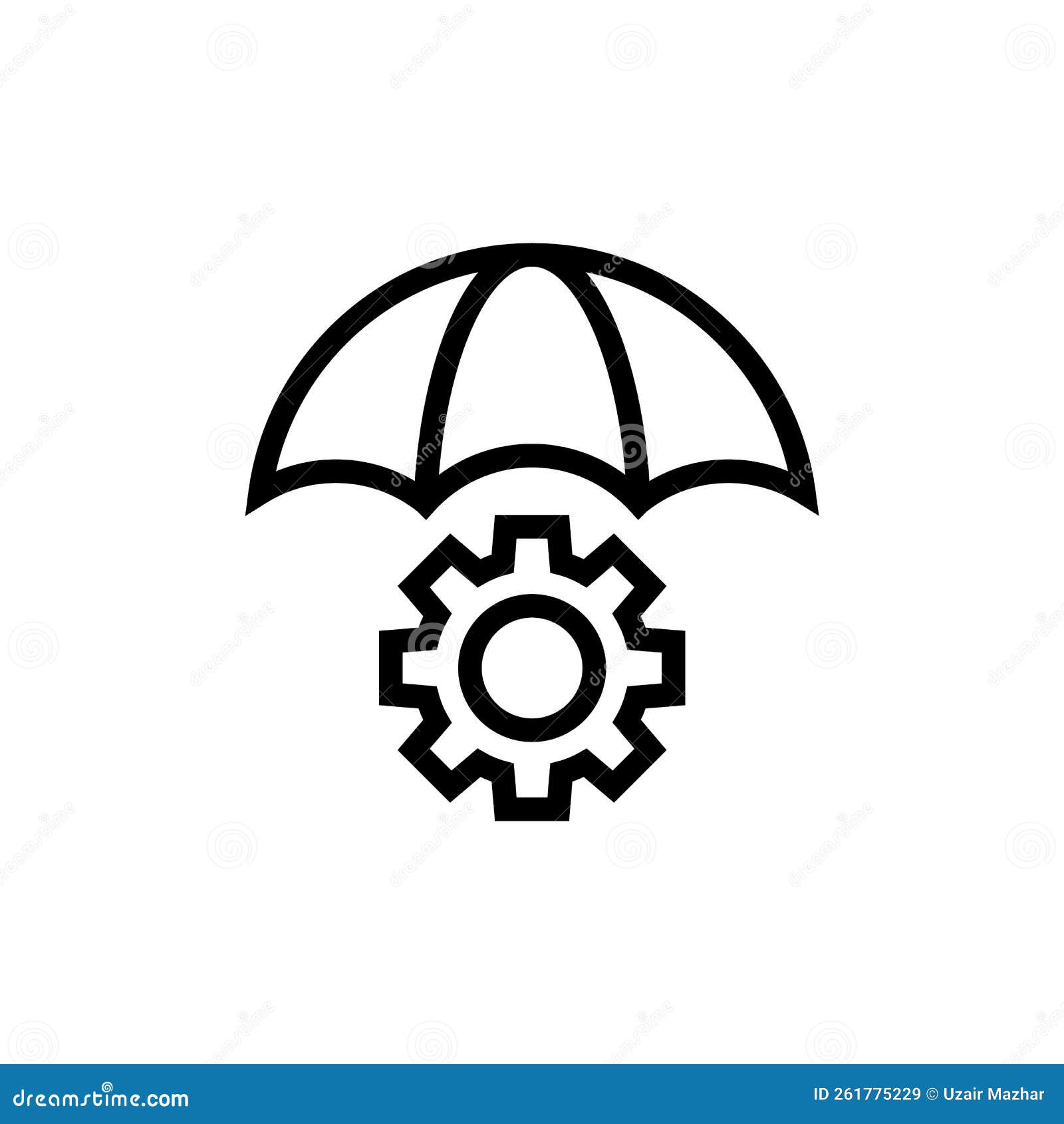 Risk Management Icon in Vector. Logotype Stock Illustration ...