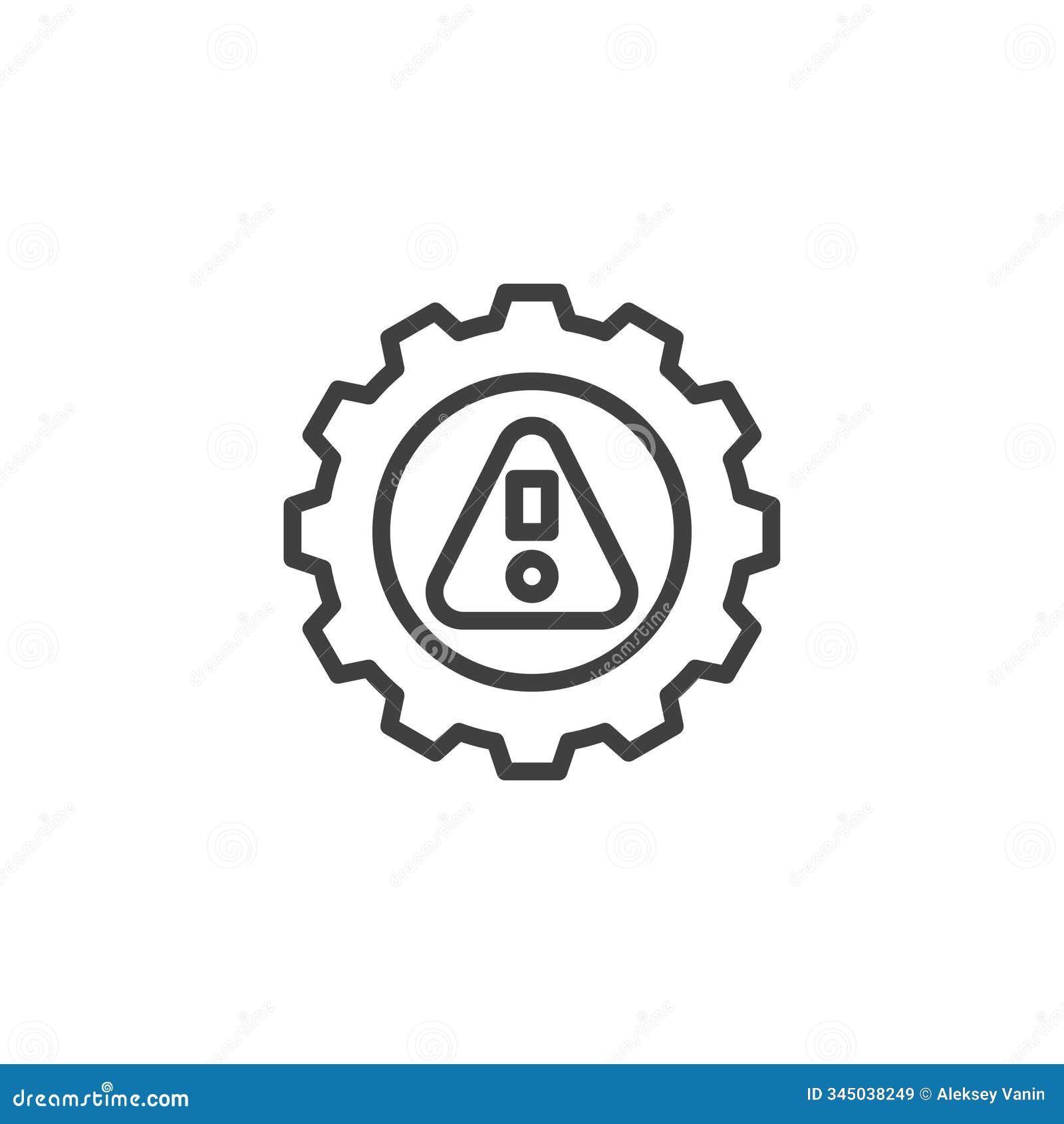 Risk Management line icon stock illustration. Illustration of stability ...