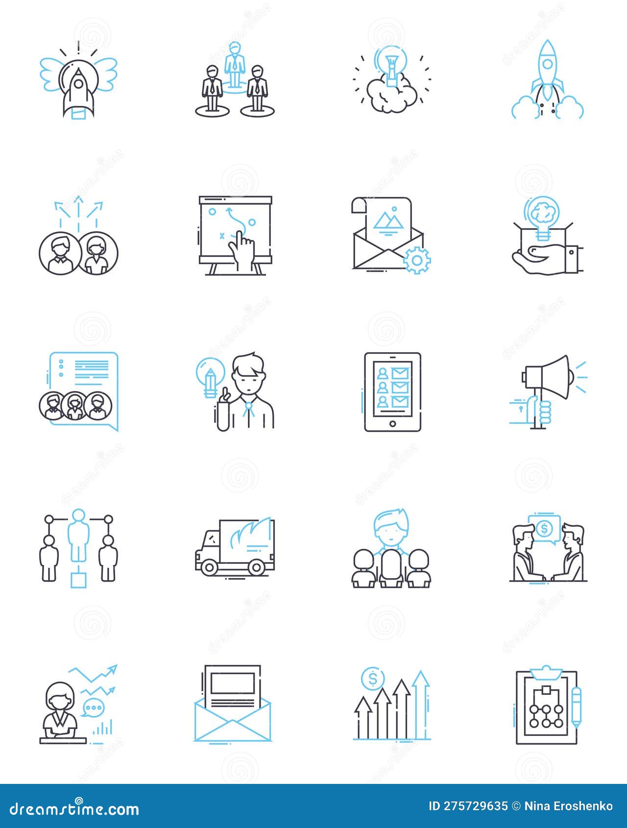 Risk Management Linear Icons Set. Probability, Exposure, Contingency ... Risk Management Linear Icons Set. Probability, Exposure, Contingency ...