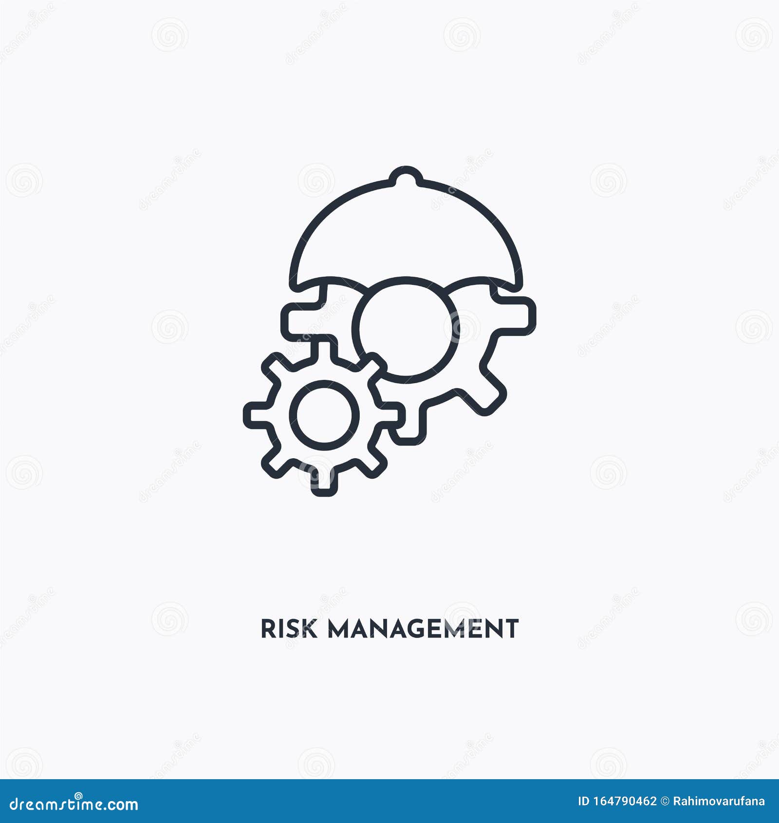 Risk Management Outline Icon. Simple Linear Element Illustration ... Risk Management Outline Icon. Simple Linear Element Illustration ...