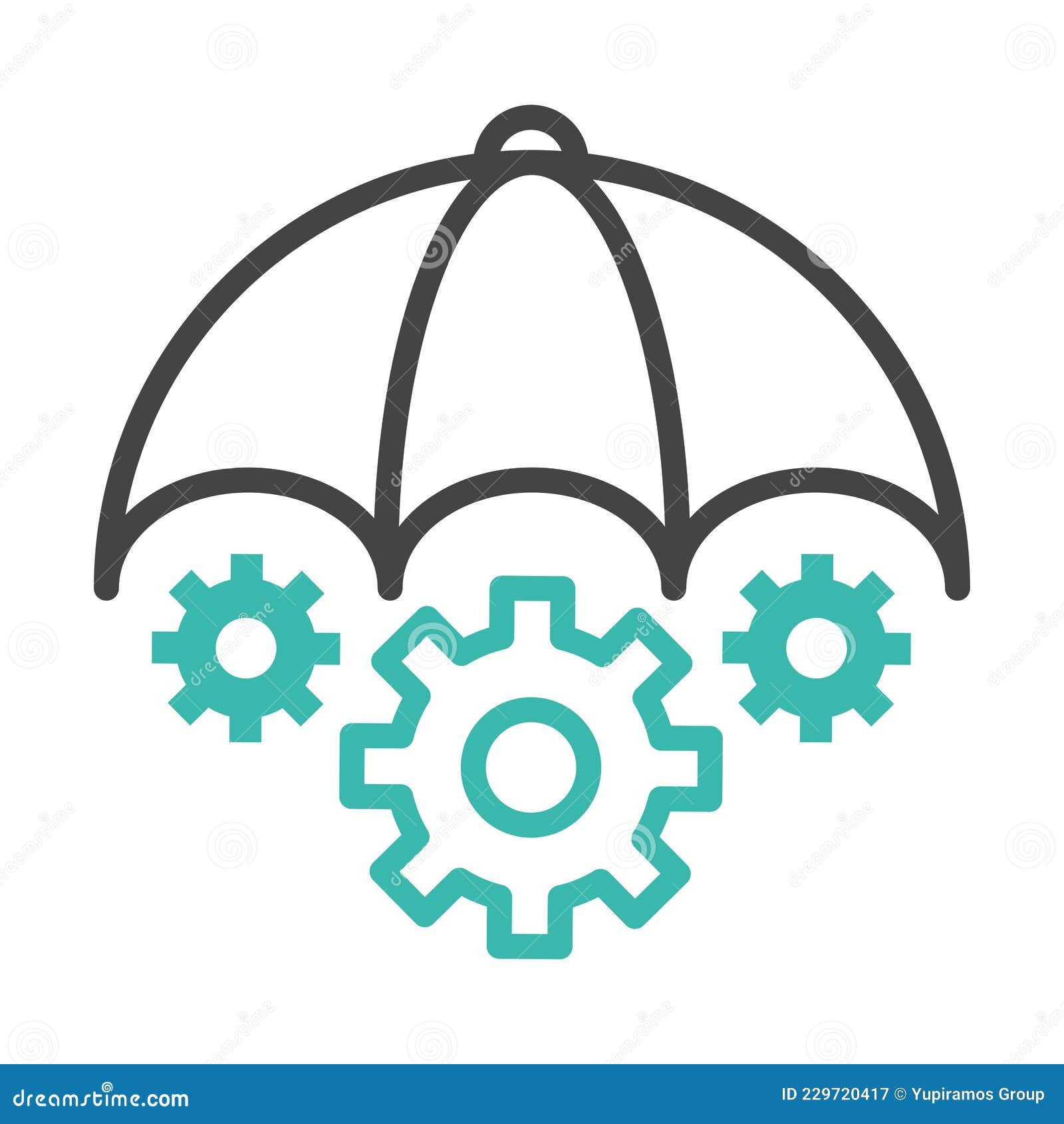 Risk management process stock vector. Illustration of business - 229720417