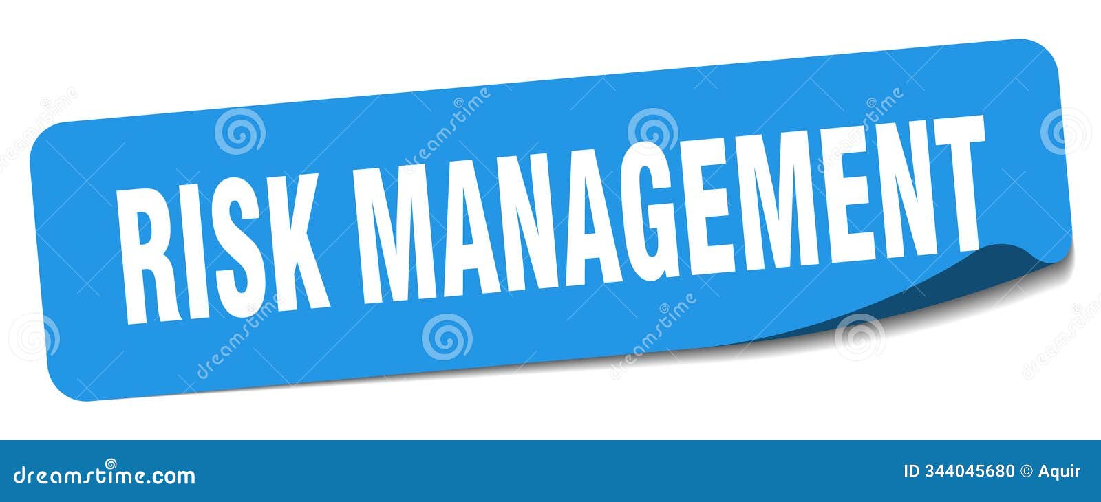 Risk Management Sticker. Risk Management Label Stock Vector ...