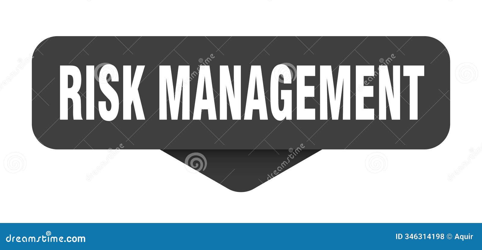Risk Management Sticker. Risk Management Sign on Transparent Background ...