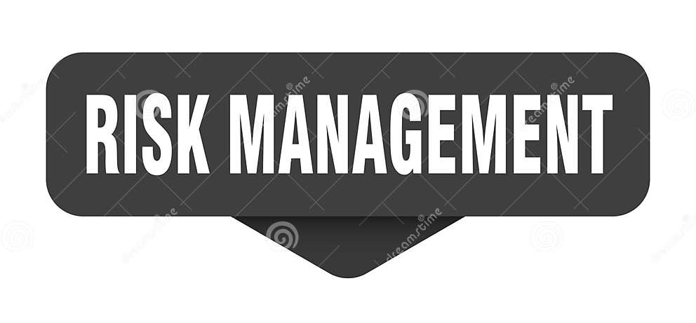 Risk Management Sticker. Risk Management Sign on Transparent Background ...