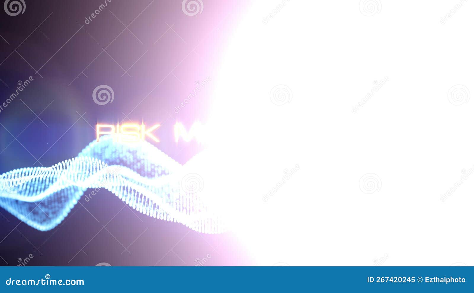 Risk Management Text Abstract Science Technology Hitech Futuristic ...