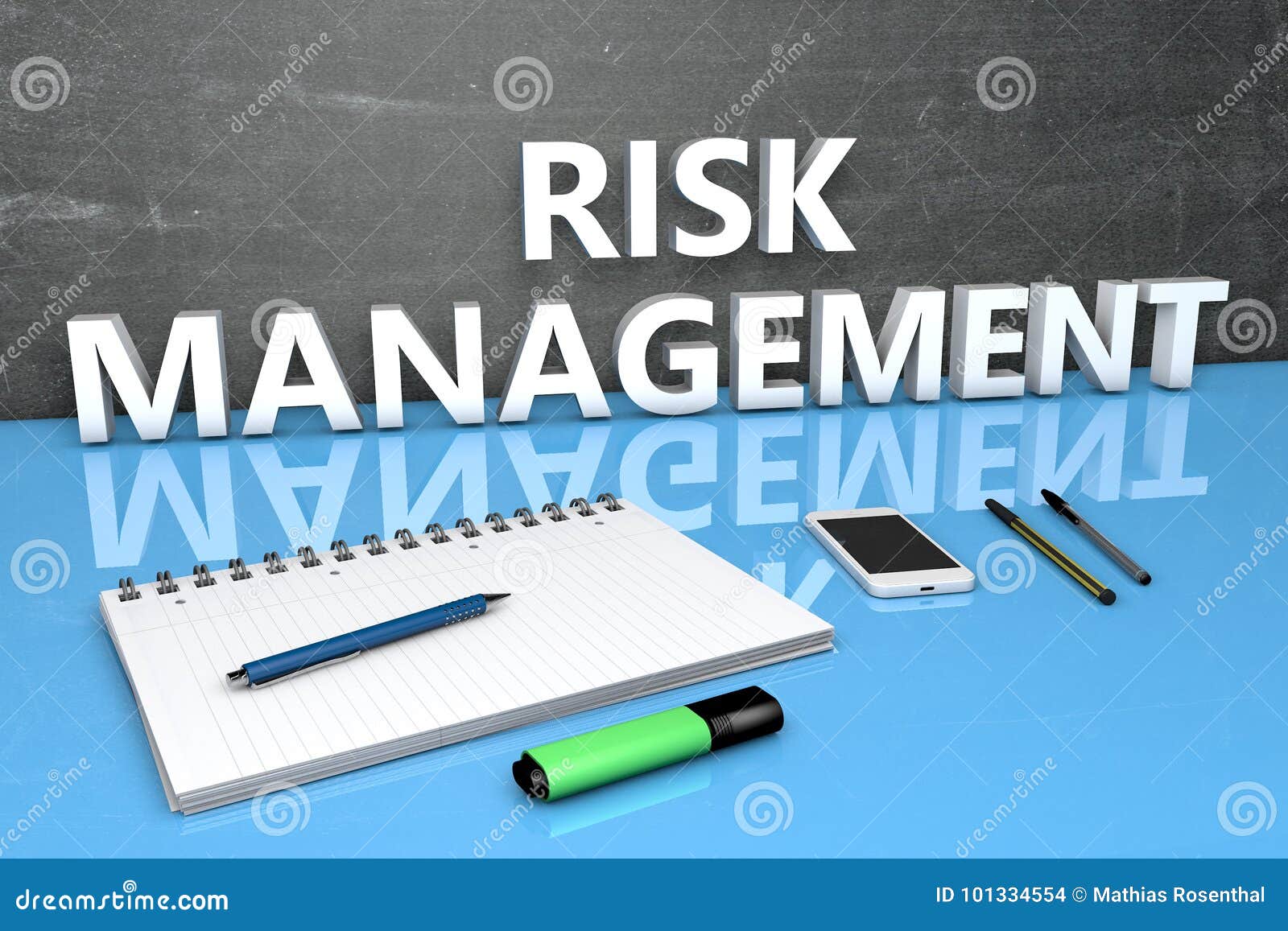 Risk Management Text Concept Stock Illustration - Illustration of ...