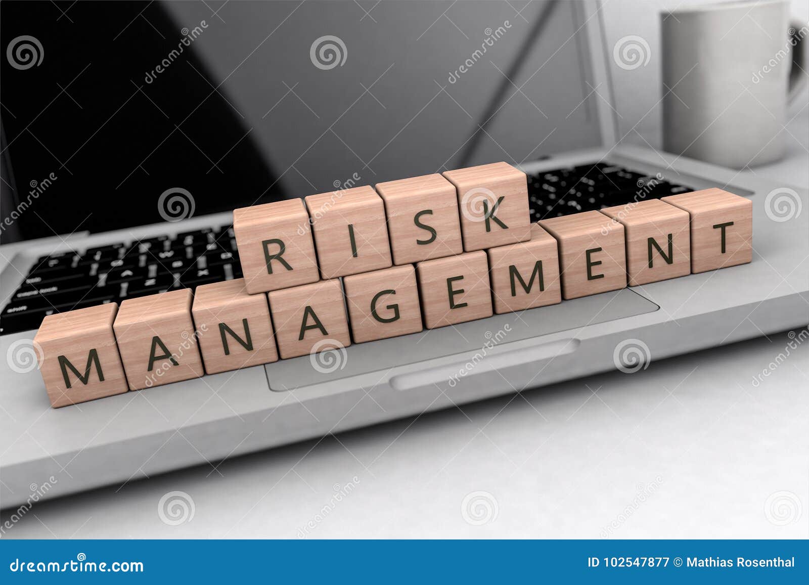 Risk Management Text Concept Stock Illustration - Illustration of ...