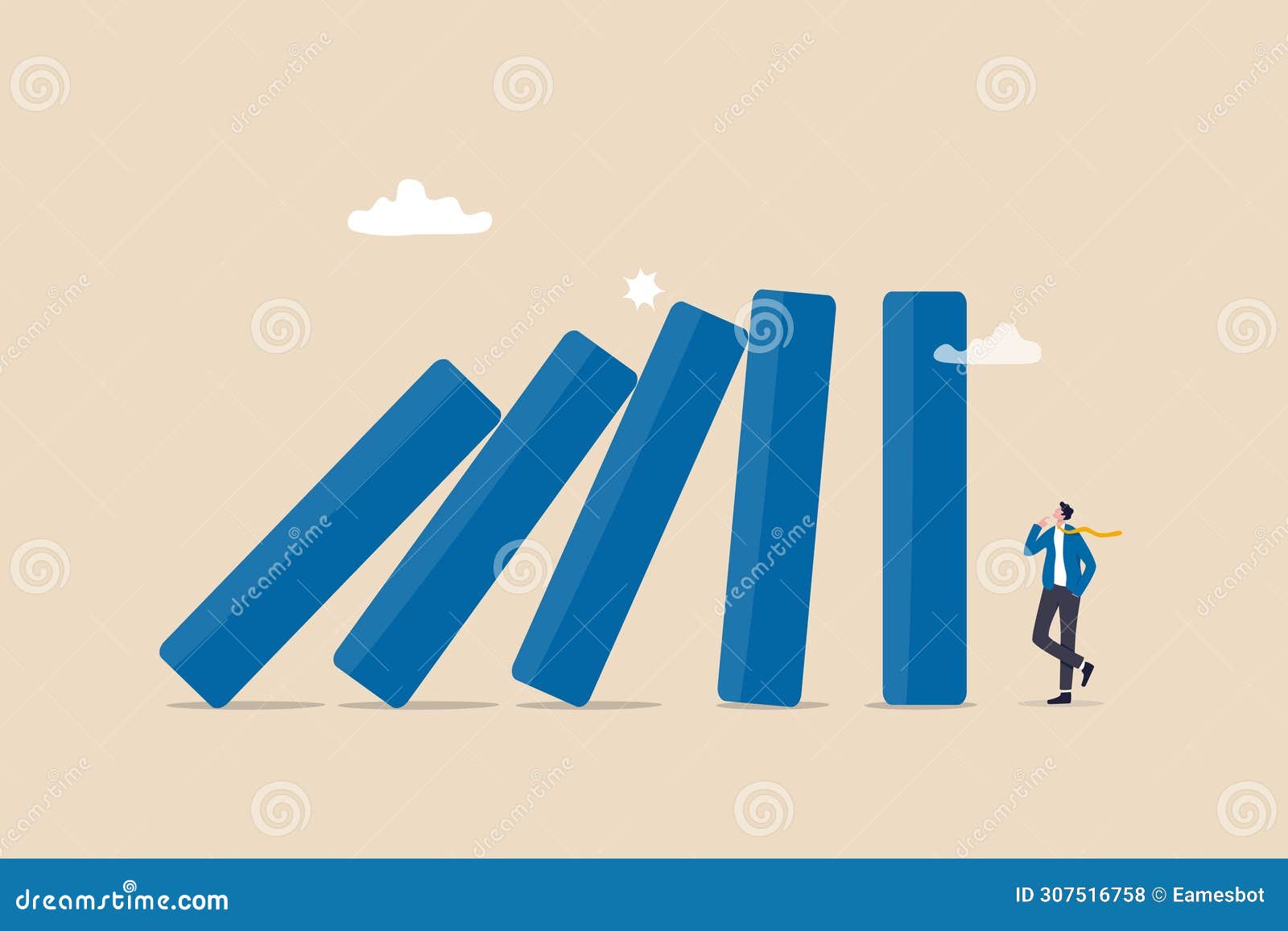 Crisis Danger Sign. Broken Distress Yellow Font Text. Concept Of Hazard ...