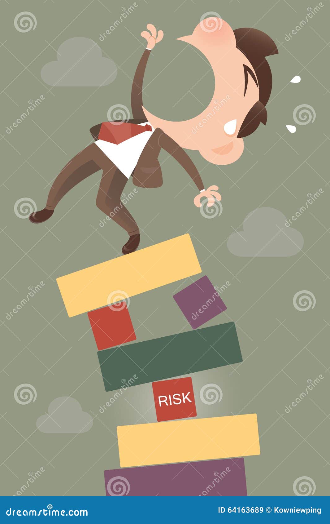 Risk Manager Isolated Cartoon Vector Illustrations. | CartoonDealer.com ...