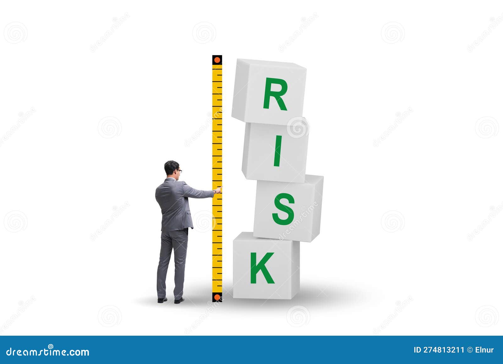 Risk Measurement and Assessment Concept Stock Image - Image of ...