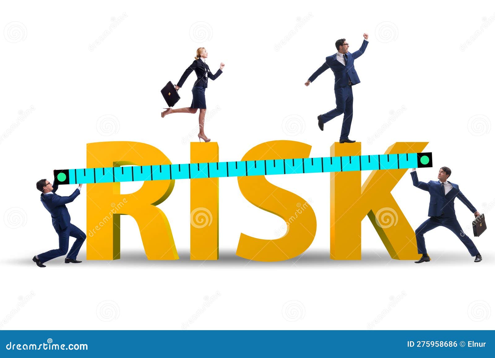 Risk Measurement and Assessment Concept Stock Photo - Image of business ...