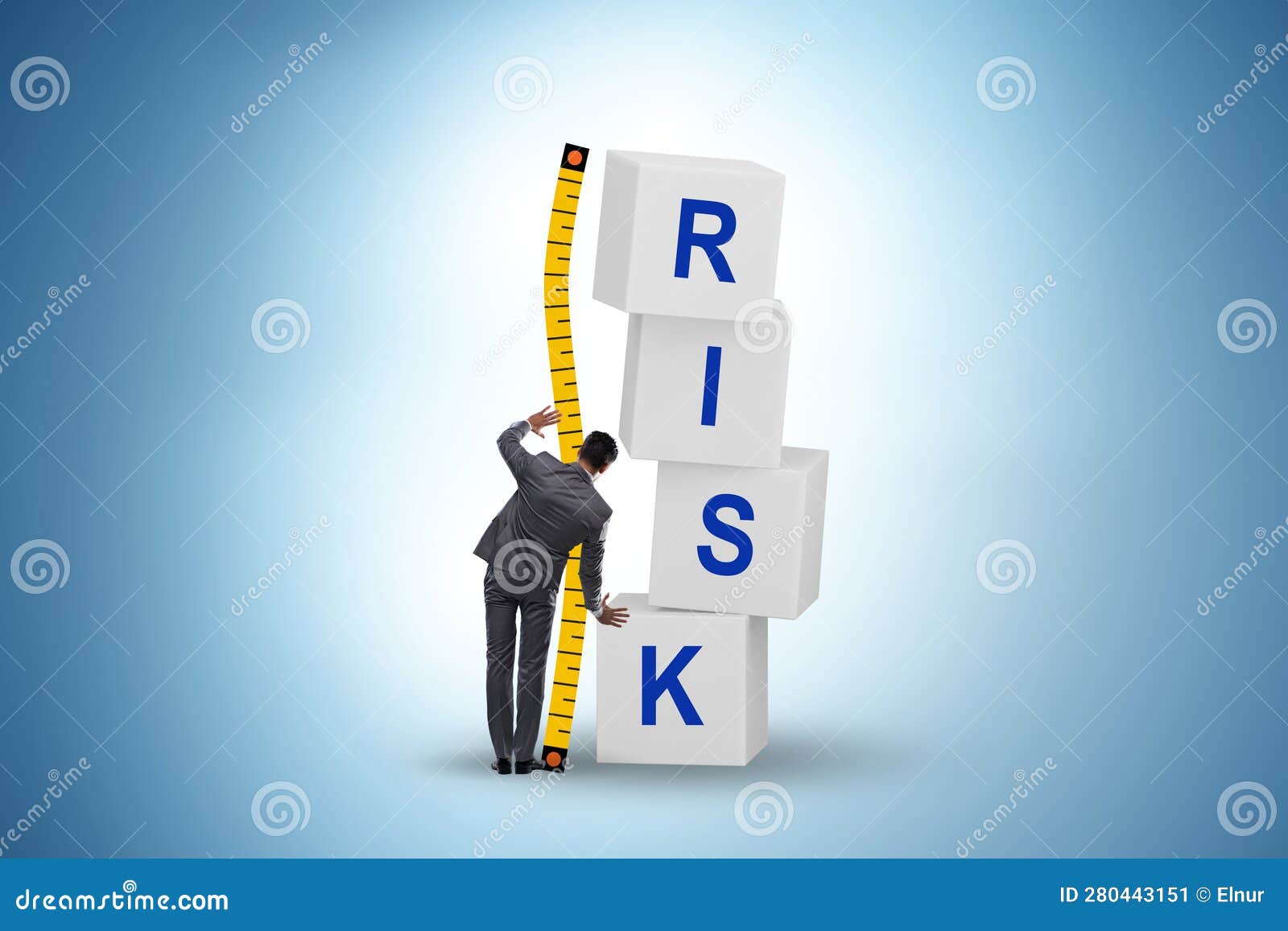 Risk Measurement and Assessment Concept Stock Image - Image of ...