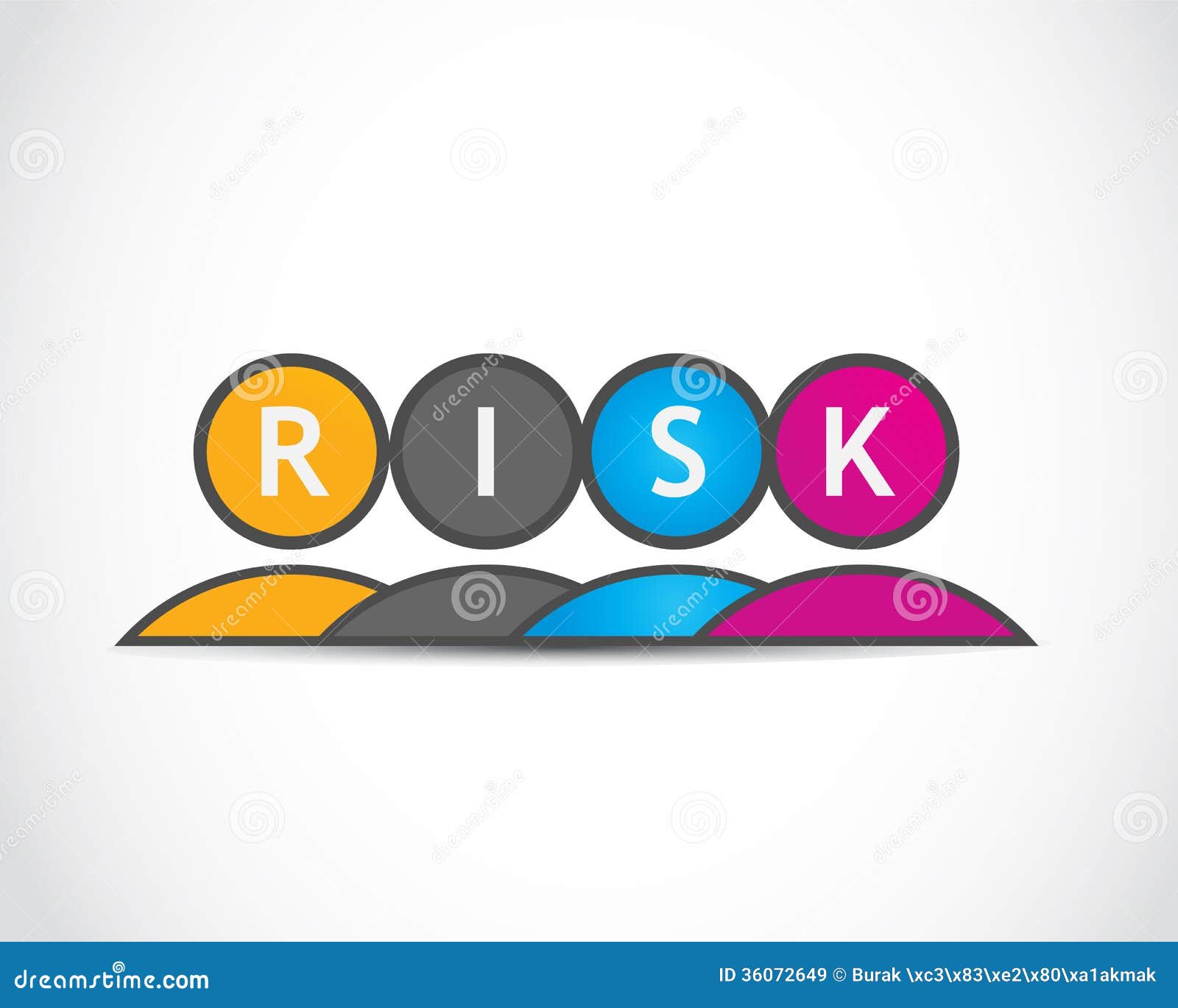 Risk stock vector. Illustration of money, chance, planning - 36072649