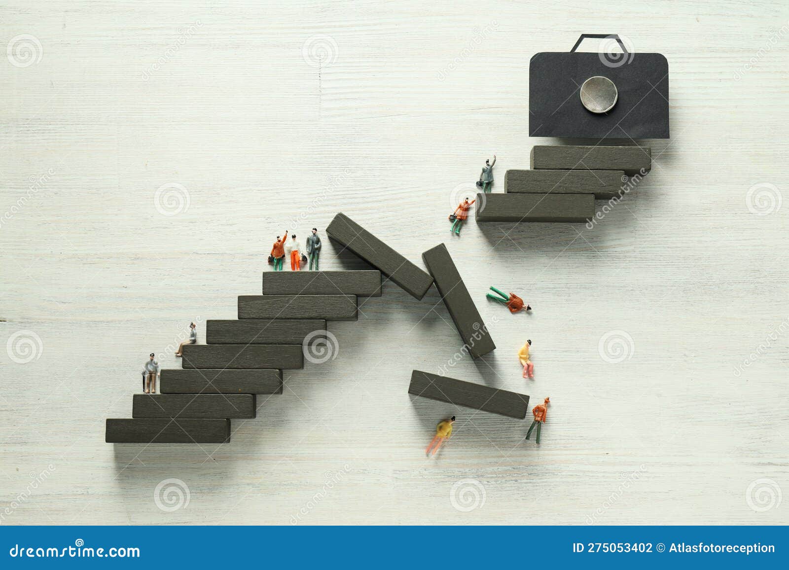 Risk Protection and Eliminating the Risk, Top View Stock Photo - Image ...