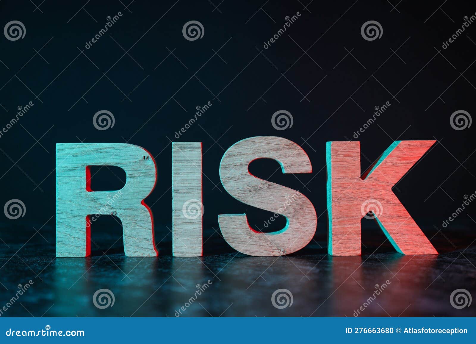 Risk Protection and Eliminating the Risk, Space for Text Stock Photo ...
