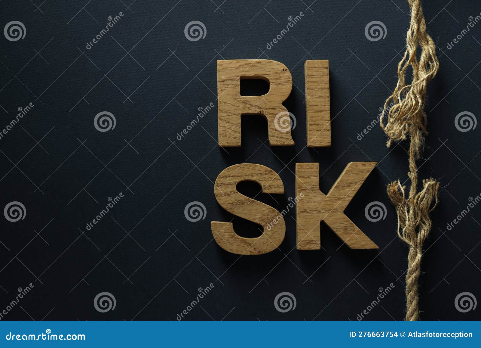 Risk Protection and Eliminating the Risk, Space for Text Stock Photo ...