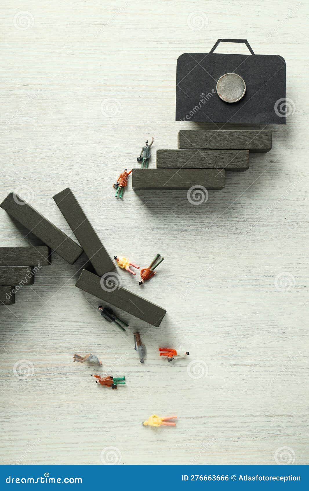 Risk Protection and Eliminating the Risk, Top View Stock Photo - Image ...