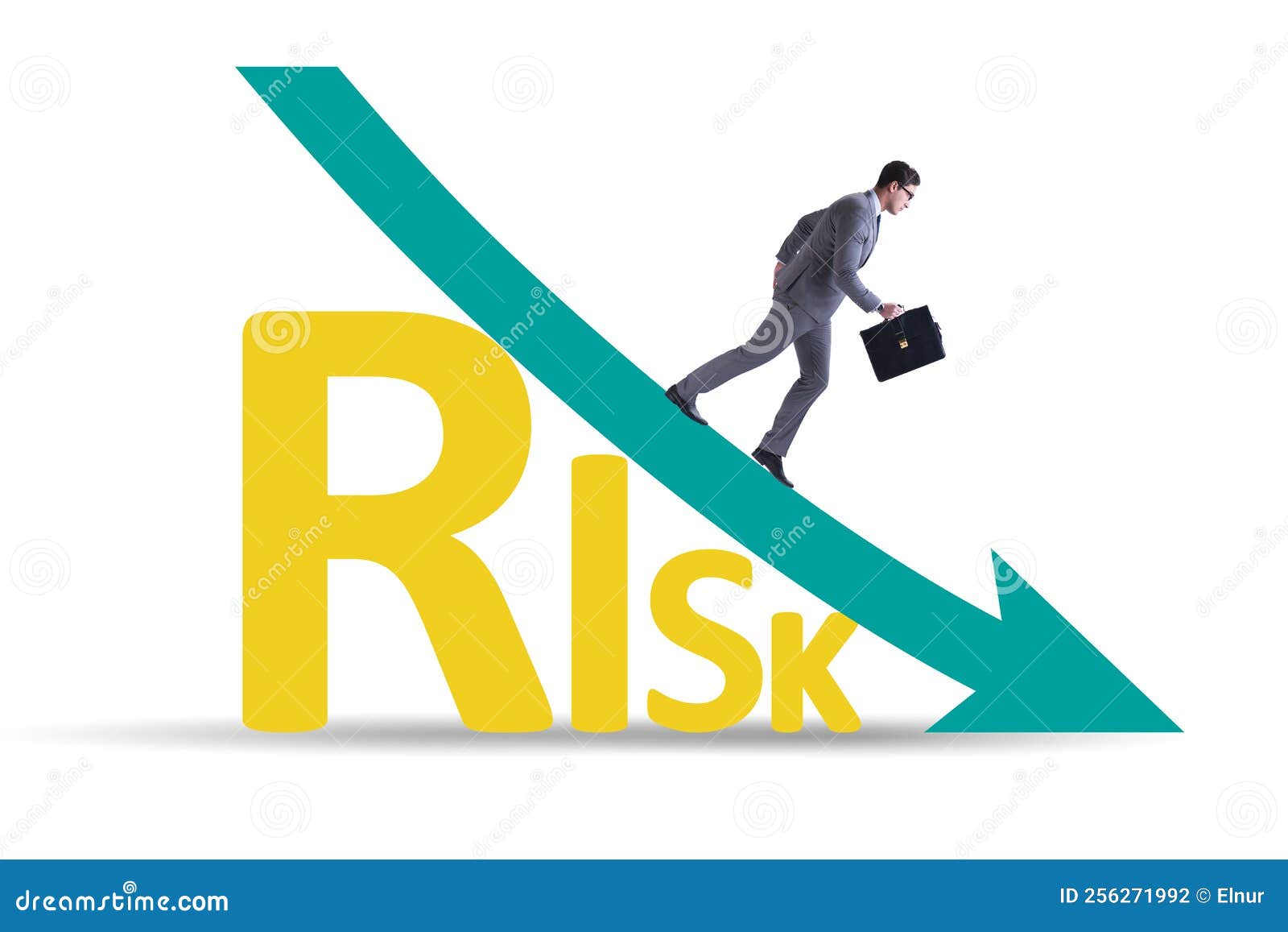 Risk Reduction and Mitigation Concept with Businessman Stock Photo ...