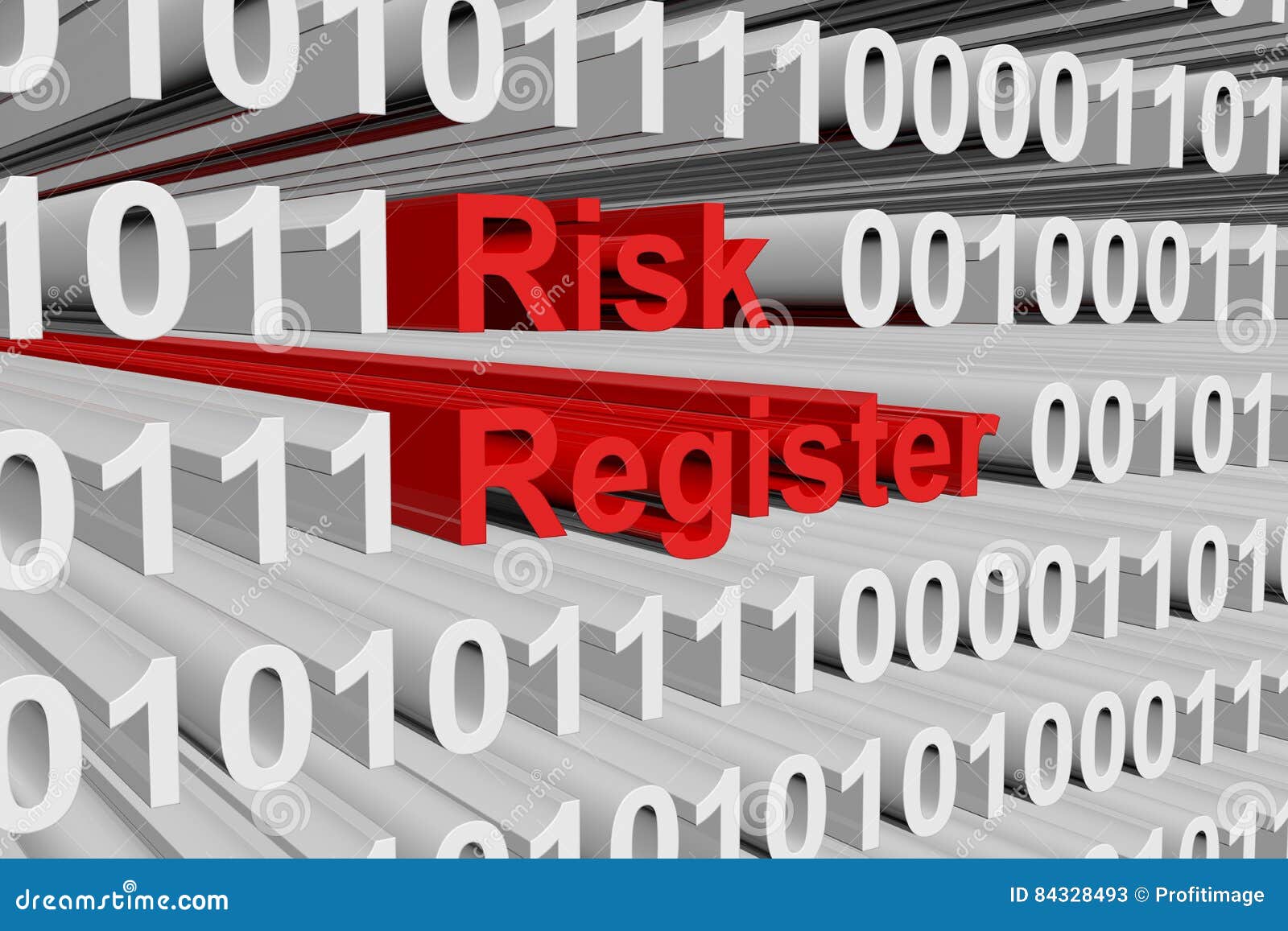 Risk register stock illustration. Illustration of render - 84328493