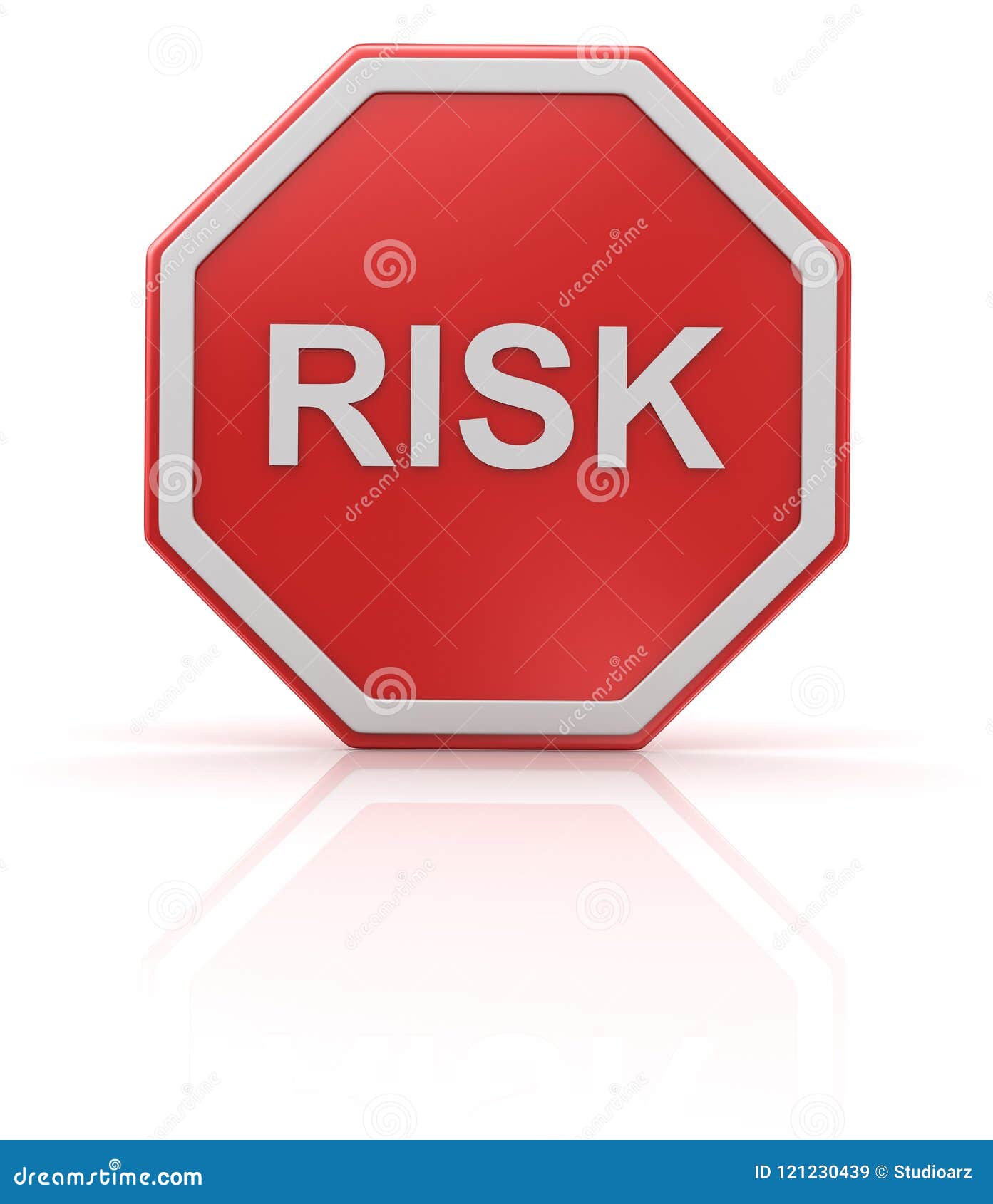 Risk road sign stock illustration. Illustration of text - 121230439