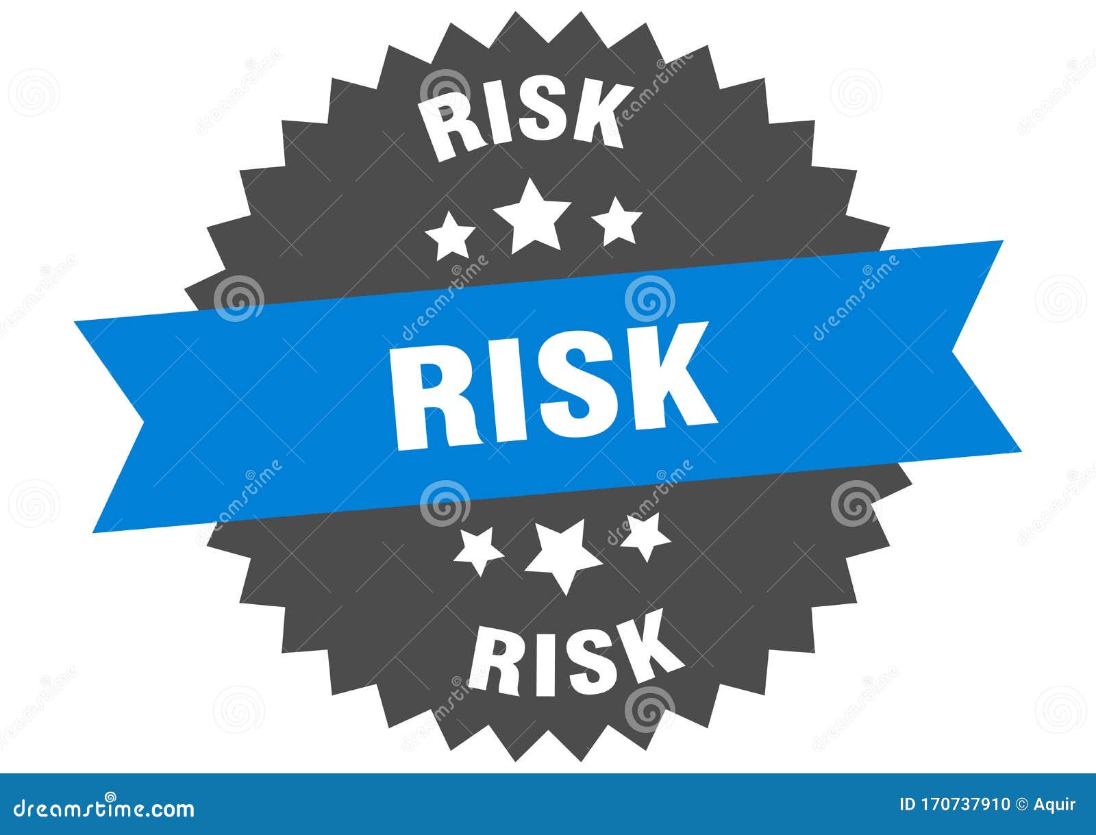 Risk Sign. Risk Circular Band Label. Risk Sticker Stock Vector ...