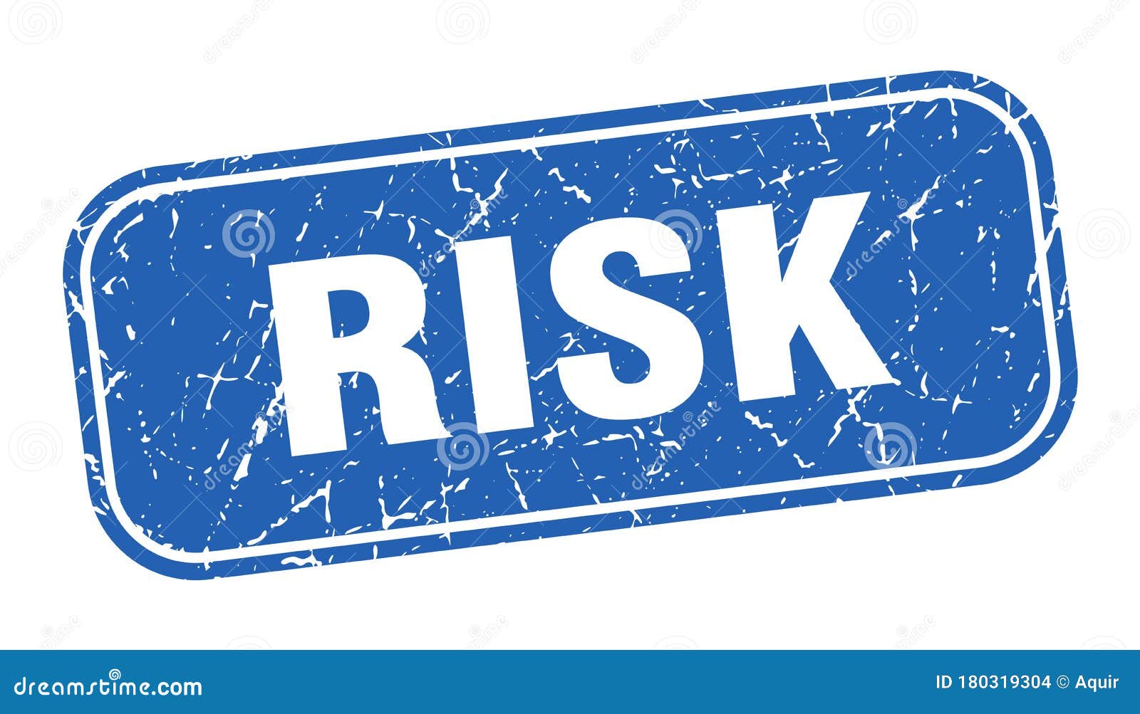 Risk Stamp. Risk Square Grungy Isolated Sign Stock Vector ...