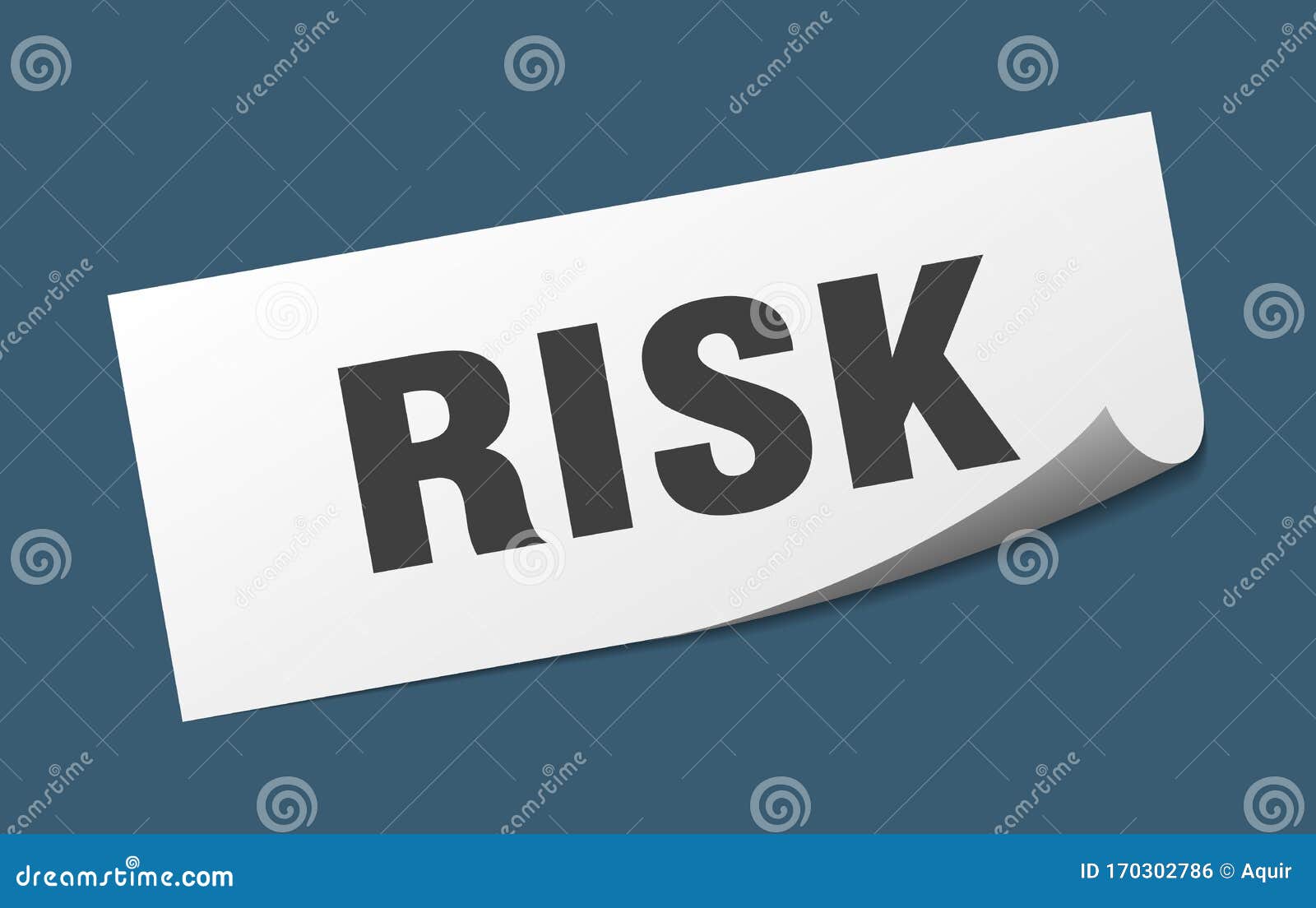 Risk Sticker. Risk Square Sign Stock Vector - Illustration of template ...