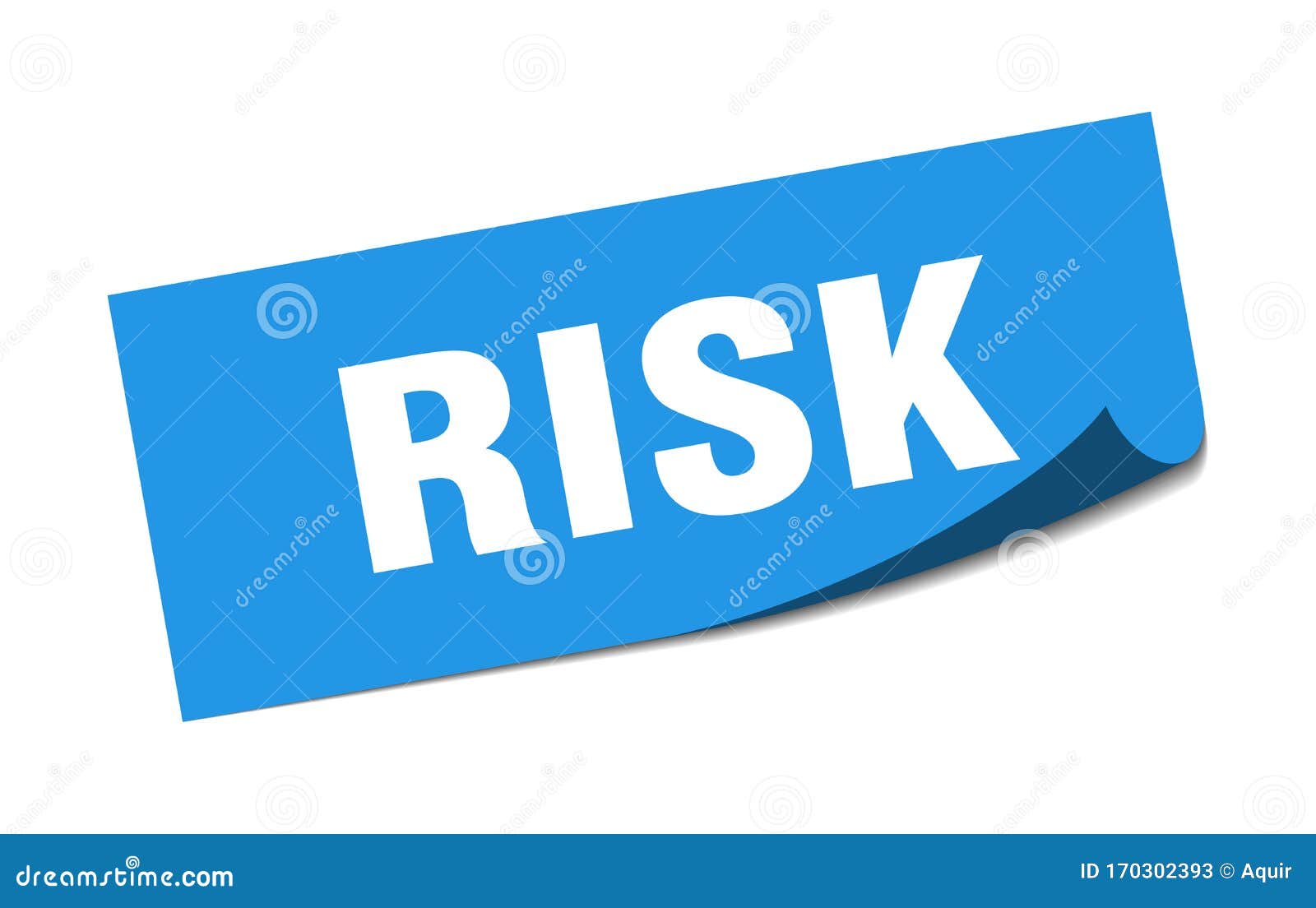 Risk Sticker. Risk Square Sign Stock Vector - Illustration of sticker ...