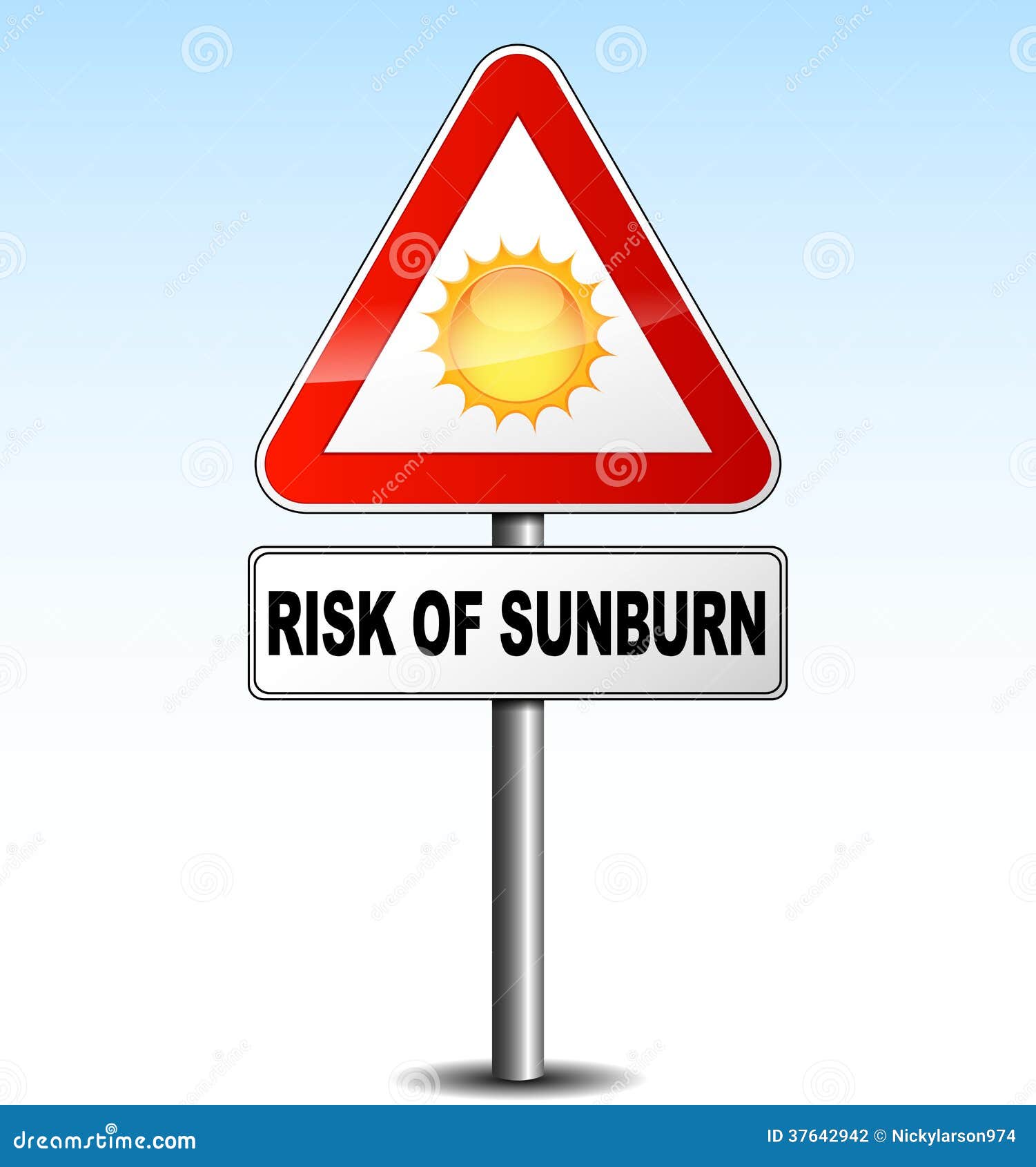 Sunburn Danger Sign Stock Illustrations – 340 Sunburn Danger Sign Stock ...