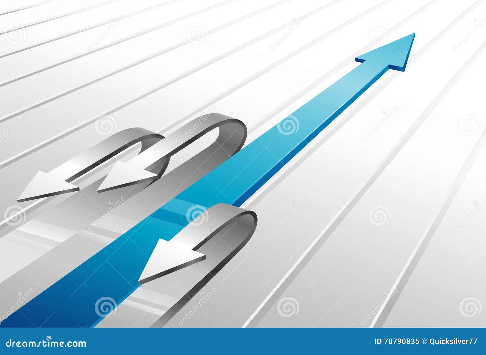 Risk Taker Arrow stock vector. Illustration of block - 70790835