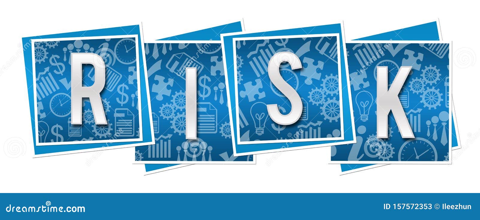 Risk Business Texture Blocks Blue Stock Illustration - Illustration of ...