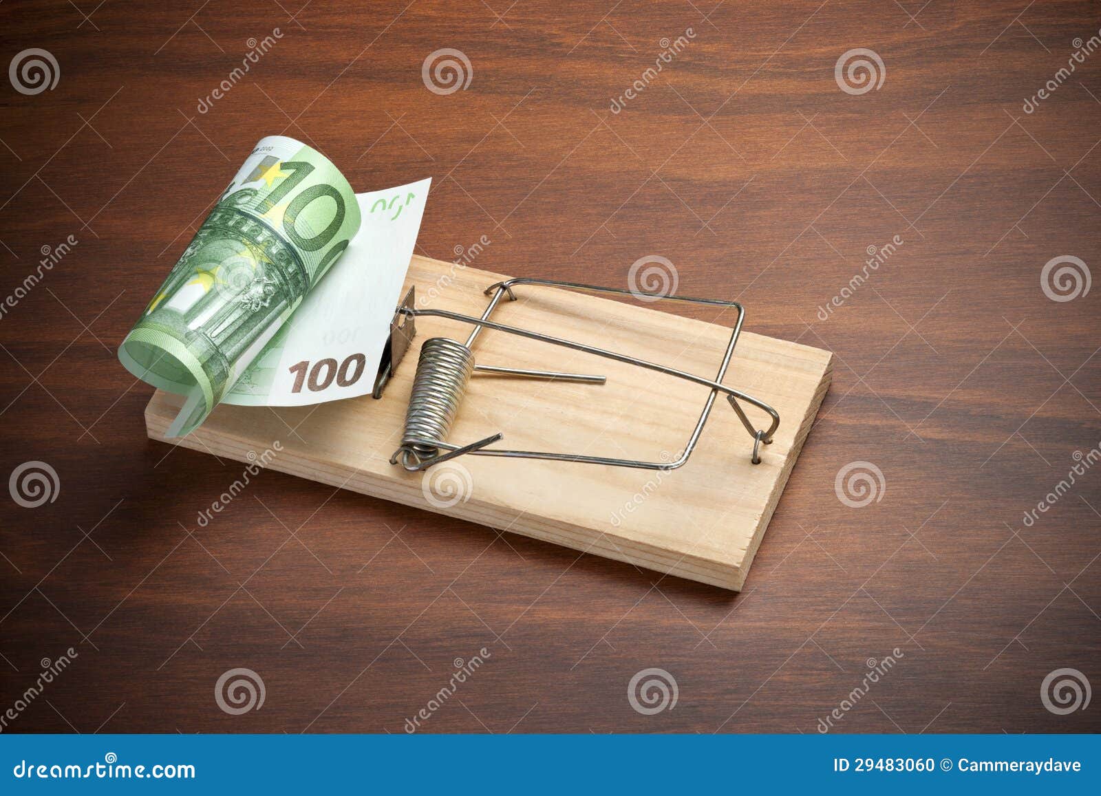 Risk Trap Investment Money Euro Stock Photo - Image of banking ...