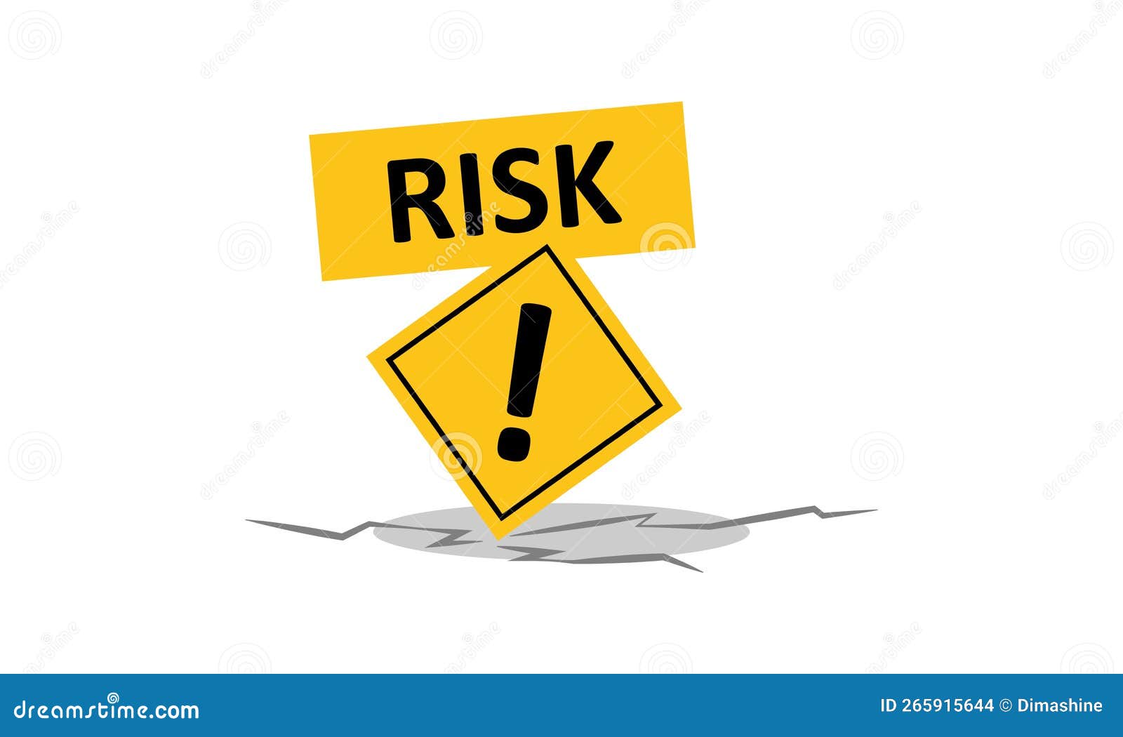 Risk, Warning, Attention Sign Concept , Mark Vector Icon, Isolated ...