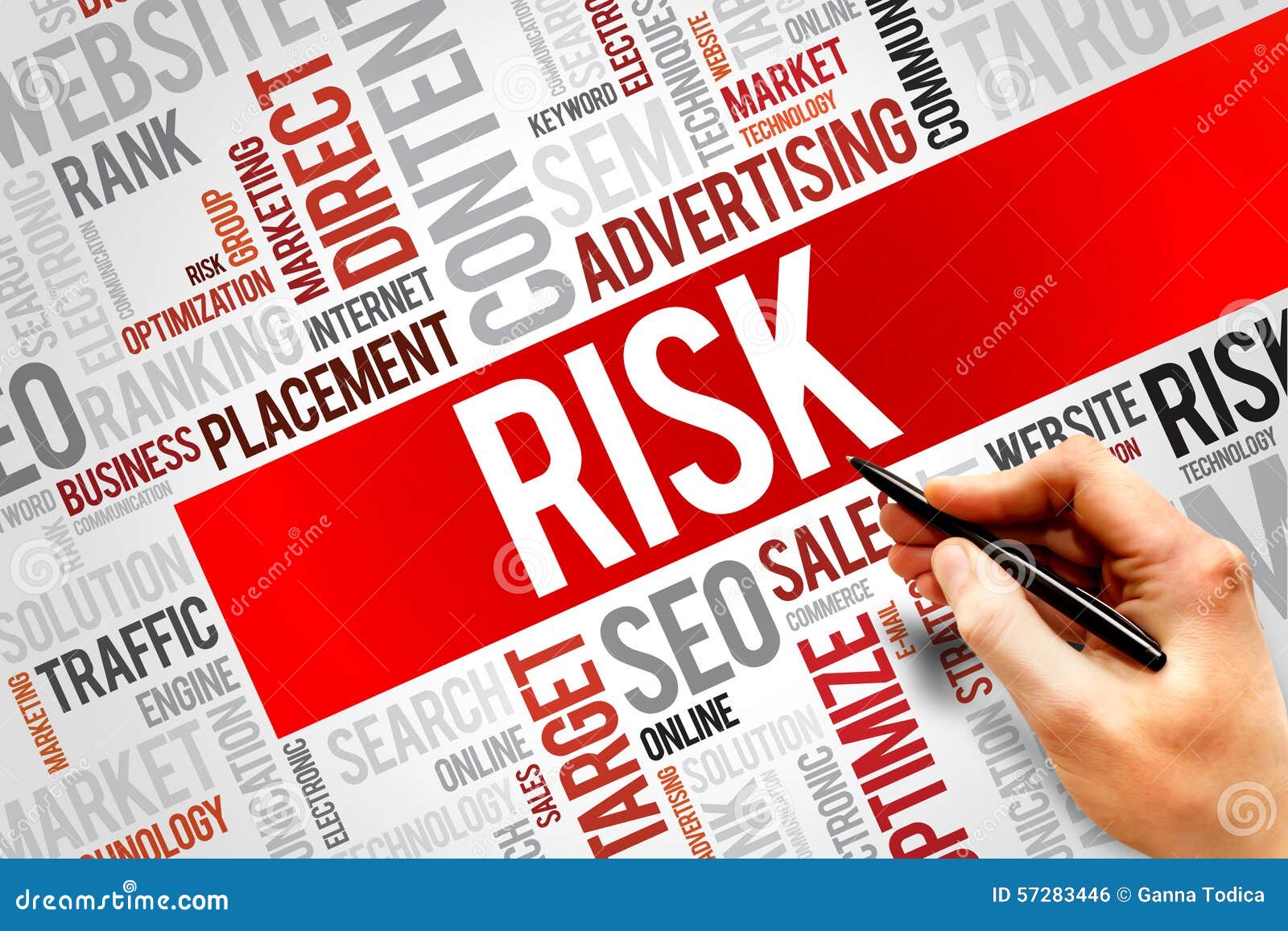 RISK word cloud stock photo. Image of environmental, layout - 57283446