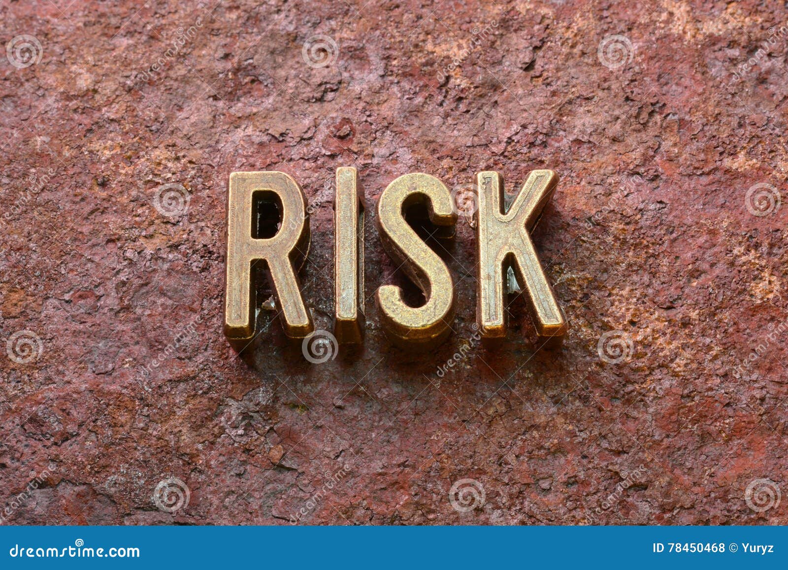 Risk word rust stock photo. Image of letter, rust, hazard - 78450468
