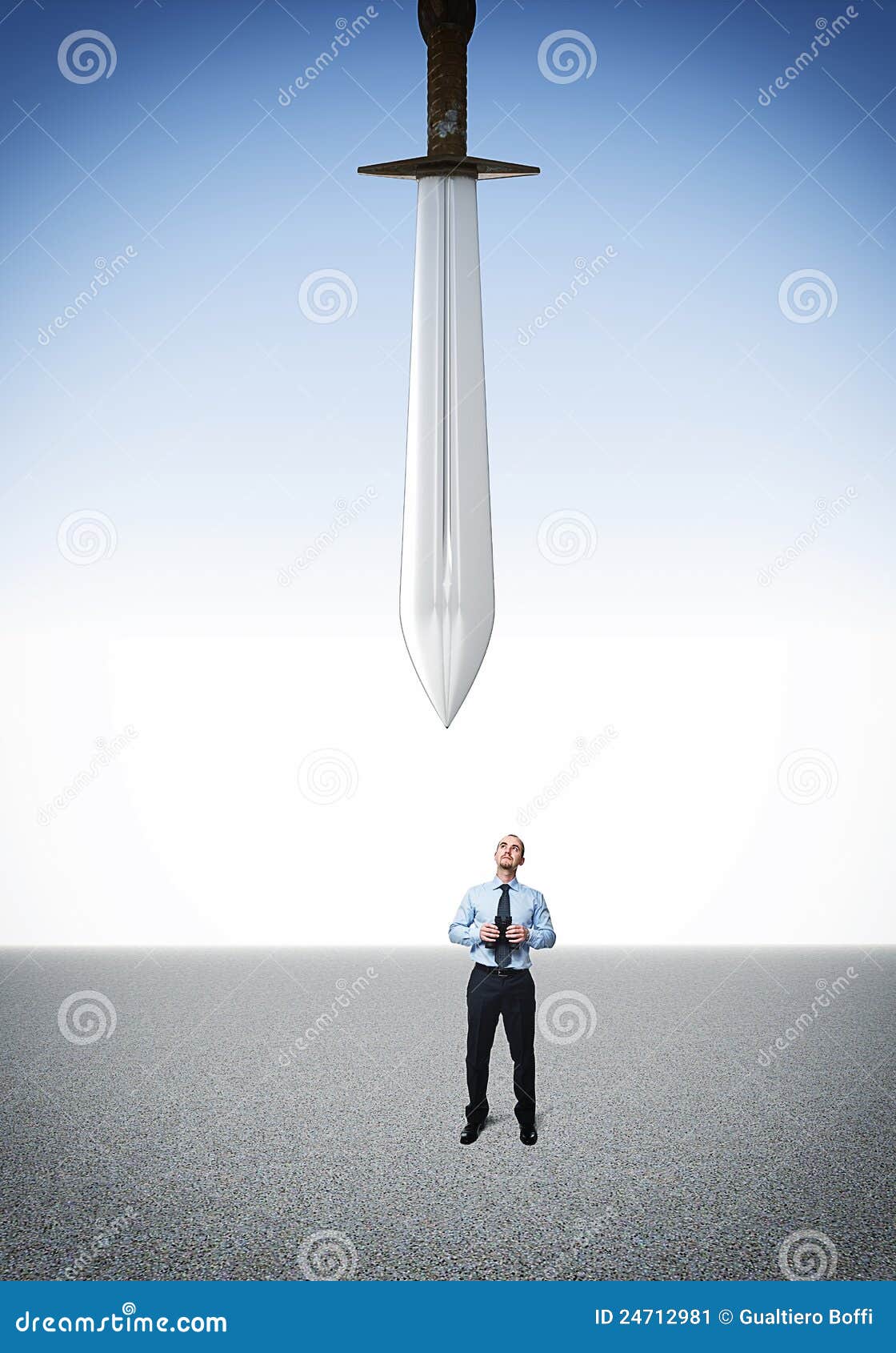 Sword Of Damocles Stock Image | CartoonDealer.com #54073603