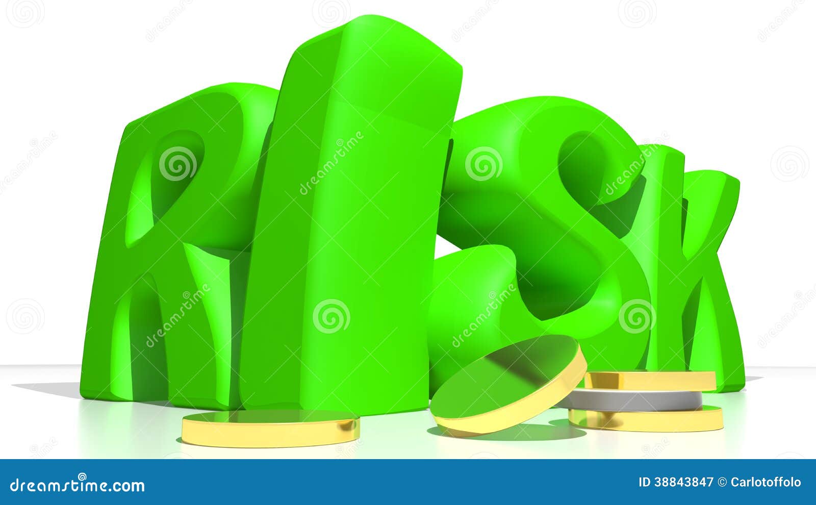 Risk stock illustration. Illustration of investment, financial - 38843847