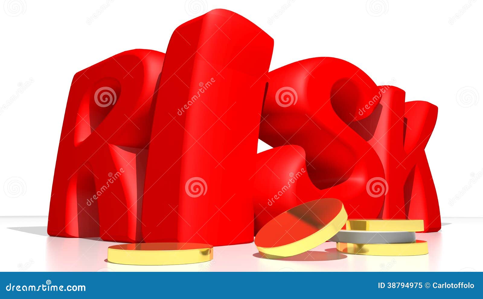 Risk stock illustration. Illustration of banking, choose - 38794975